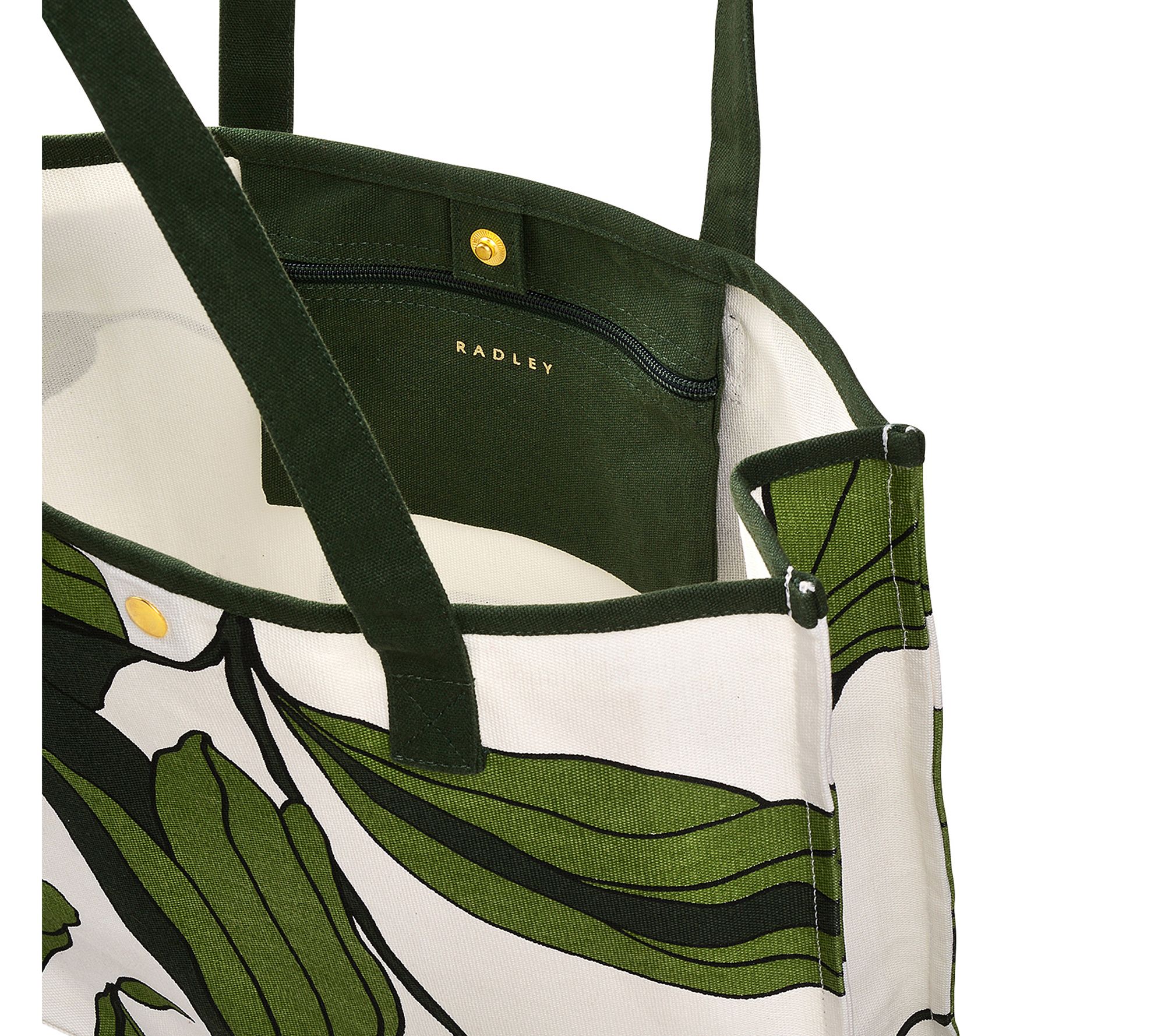 RADLEY Bonsai Floral Large Open Top Canvas Tote - QVC.com