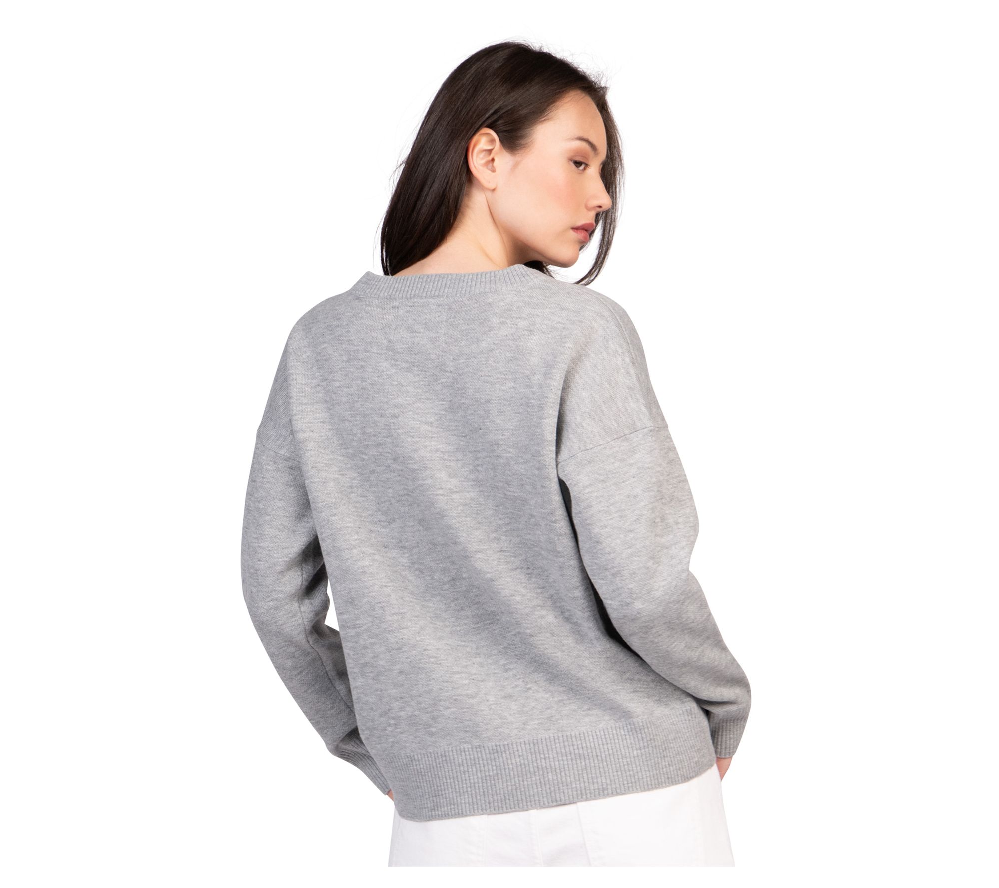 NFL Officially Licensed Women's V-Neck Sweater - QVC.com