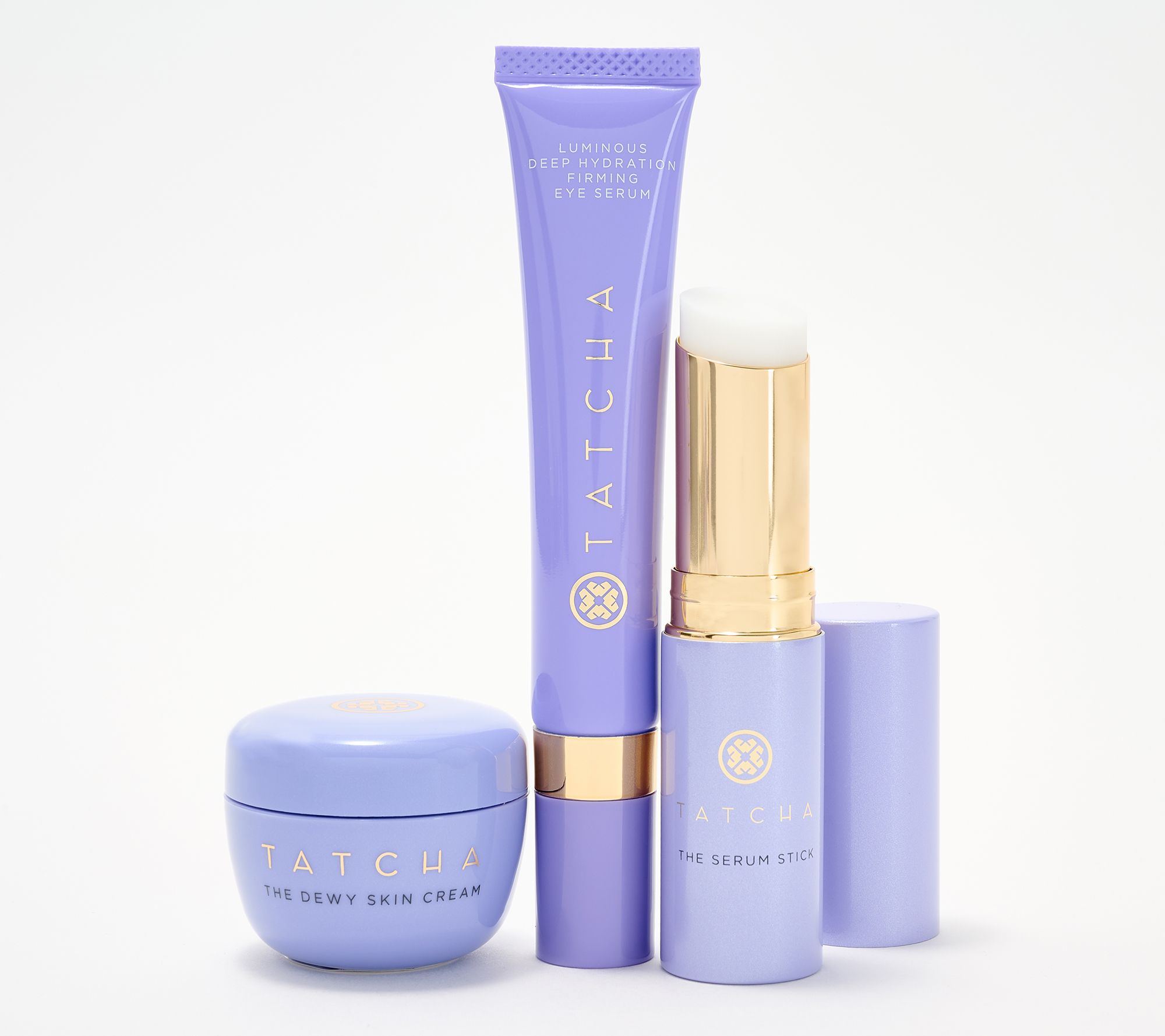 TATCHA Luminous Eye Serum, Serum Stick & Mini Dewy Cream - QVC.com