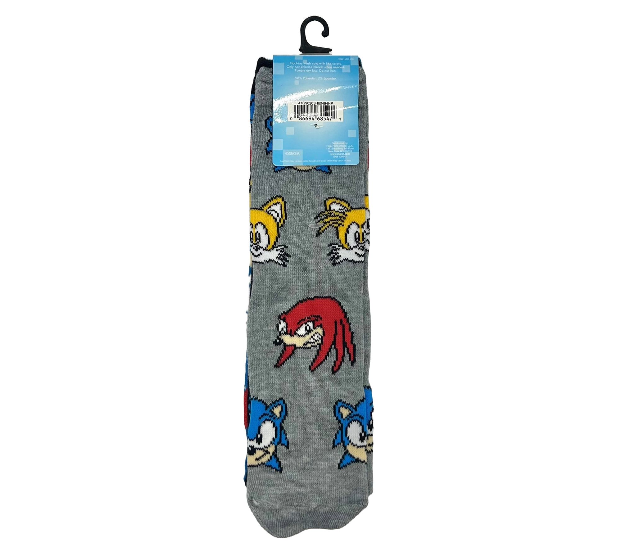 Sonic Boy's Character Crew Socks - 3 Pair - QVC.com