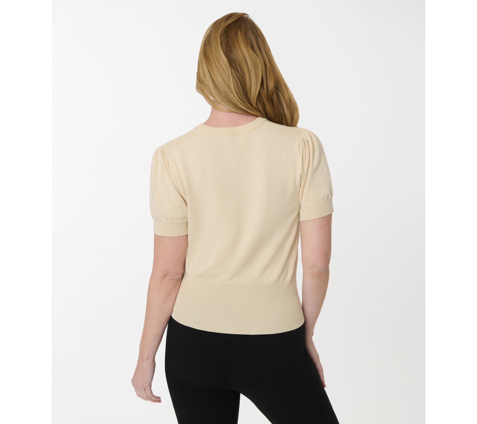 Unique Vintage Cream Chicken Embroidered Sweater - QVC.com