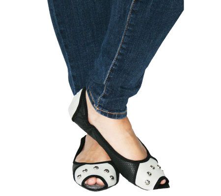 Footzyrolls Modern Mod Shoes - QVC.com