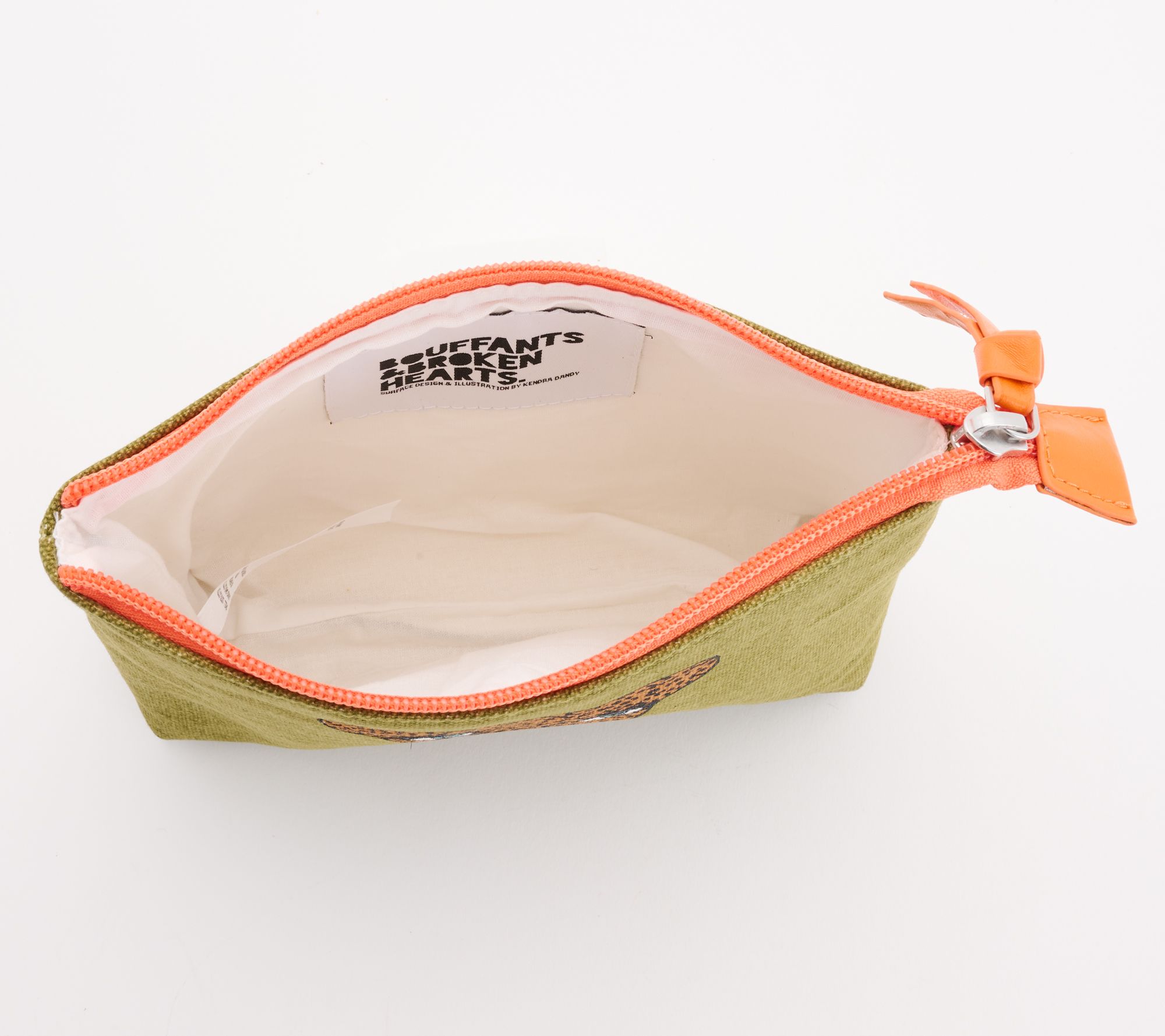 "As Is" Bouffants & Broken Hearts Top Zip Pouch - QVC.com