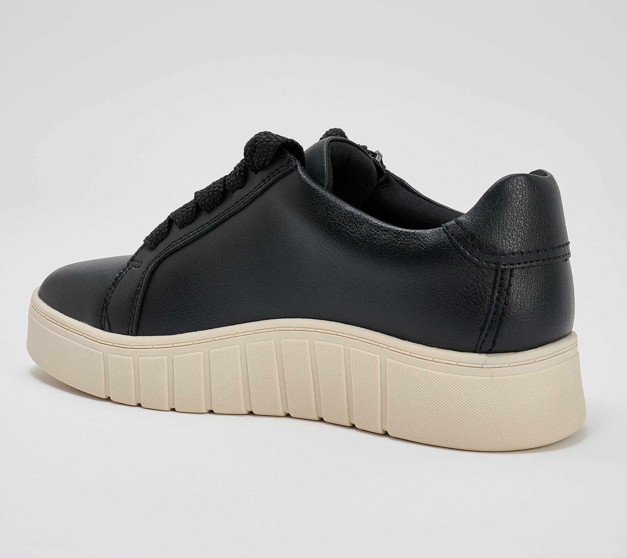 Clarks Collection Leather Lace-Up Sneakers -Mykah Joy - QVC.com