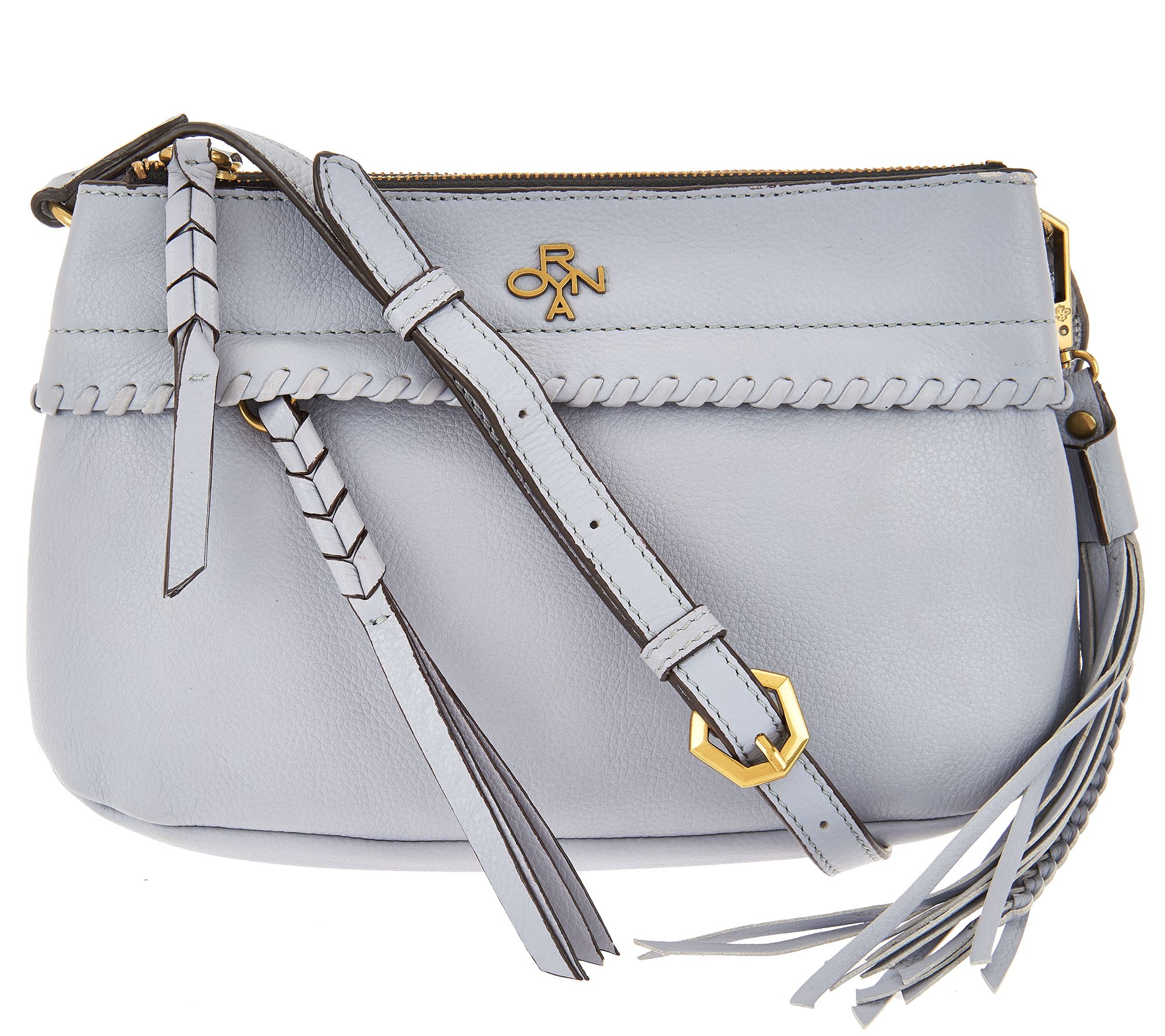 orYANY Pebble Leather Crossbody- Marcia - QVC.com