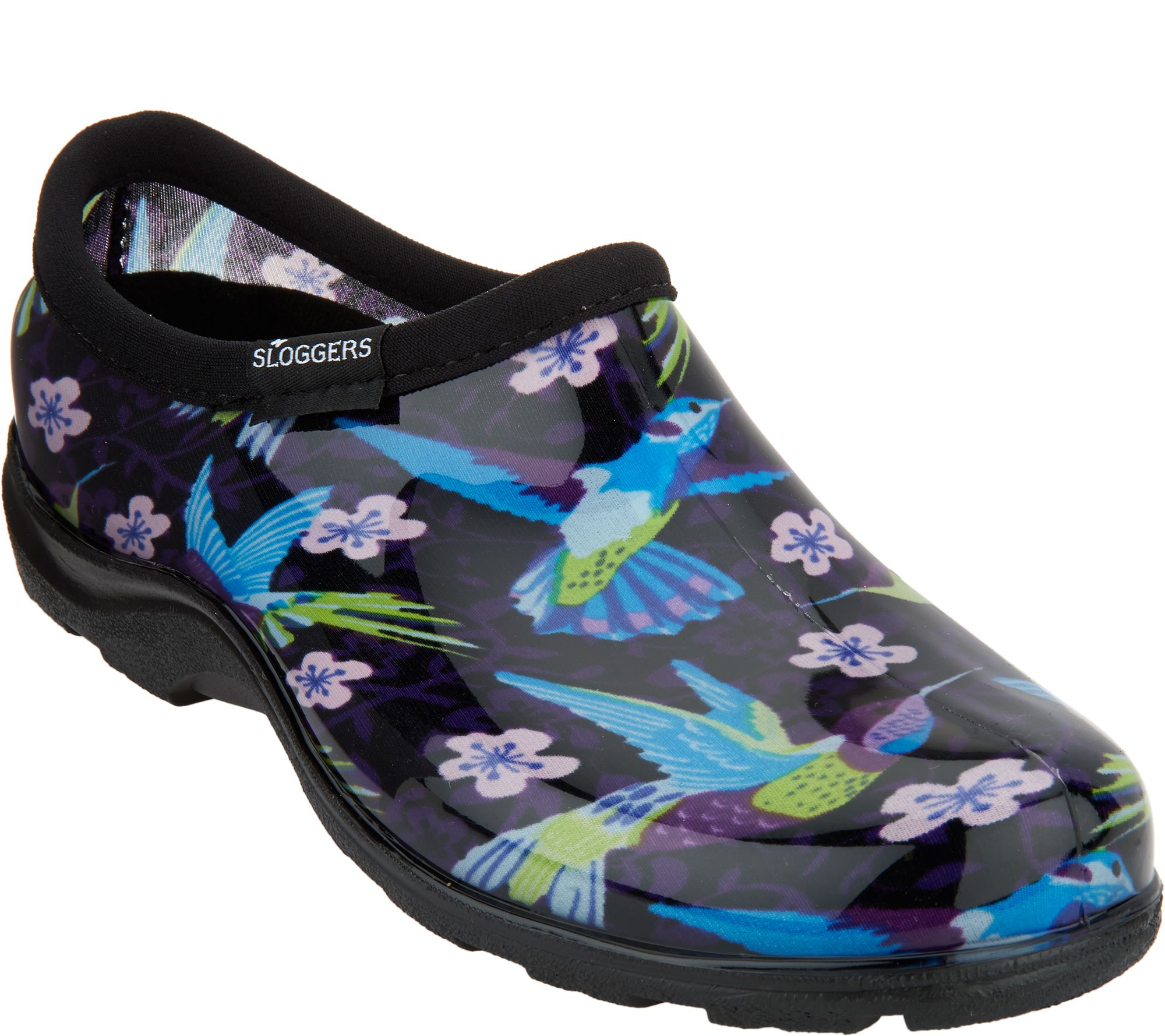 Sloggers Waterproof Hummingbird Garden Shoe w/ Comfort Insole - QVC.com