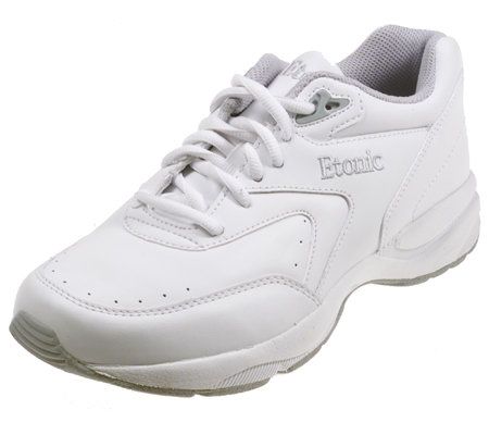 Etonic Leather Walking Shoes w/Removable Sockliner - QVC.com