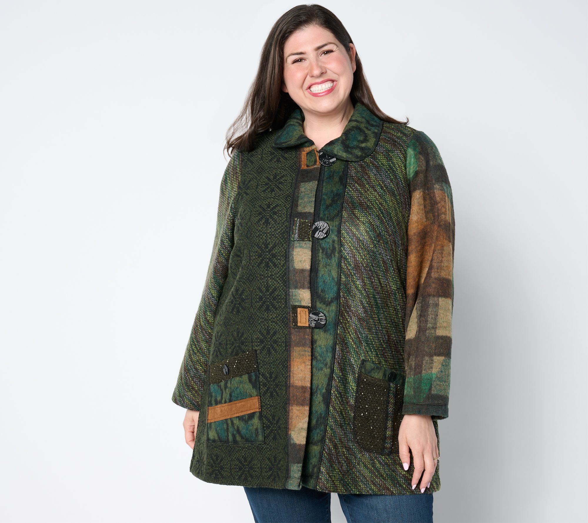 "As Is" Coldwater Creek Artist's Dream Jacket - QVC.com