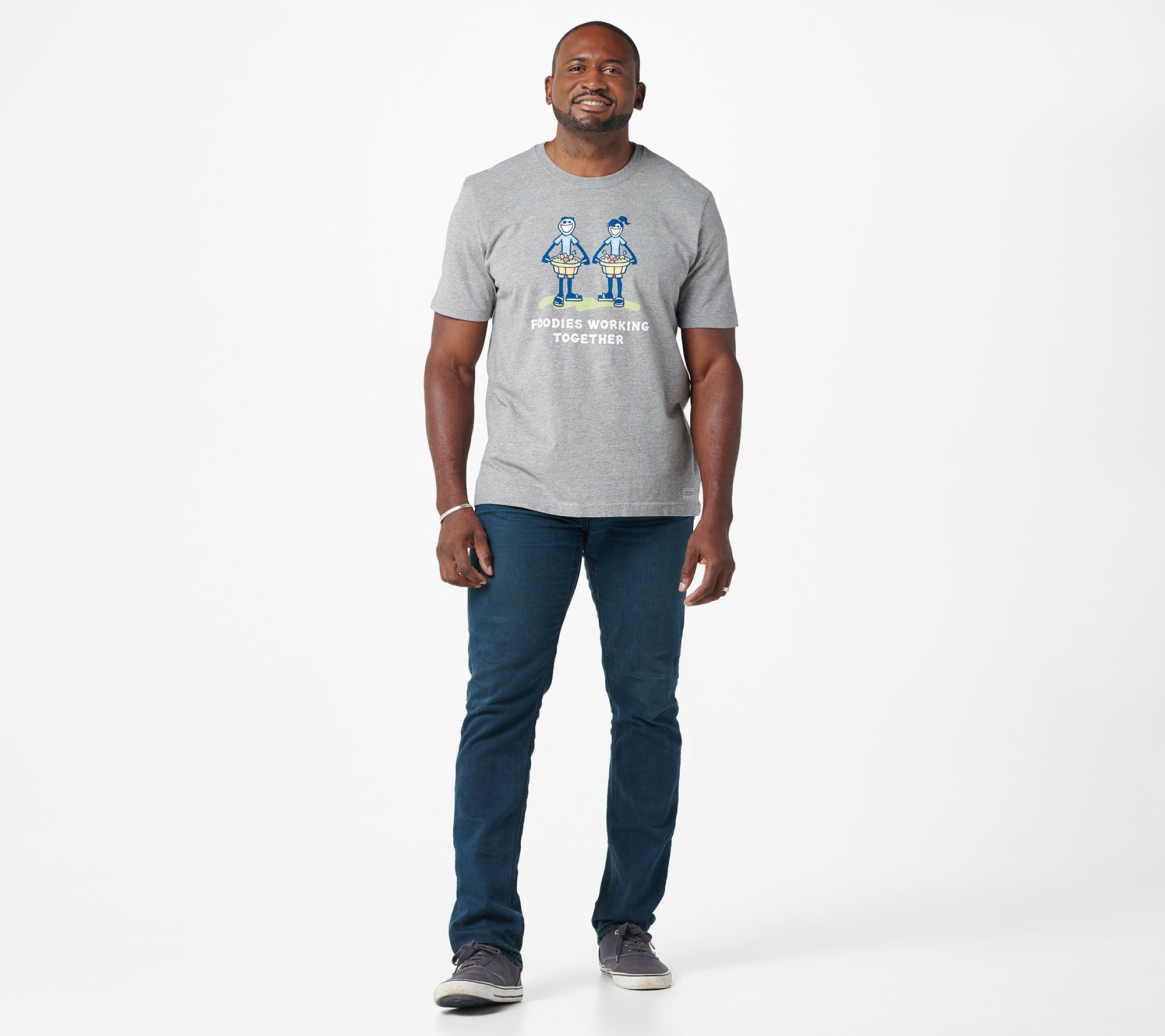 Life is Good Men's Crusher Tee - QVC.com
