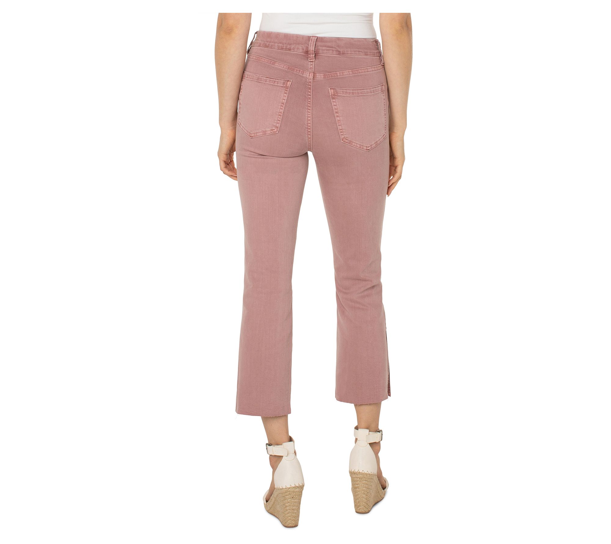 Liverpool Los Angeles Gia Glider Cut Hem with Slit - QVC.com