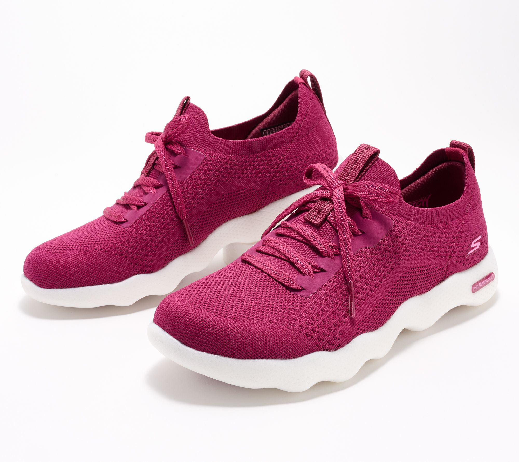 "As Is" Skechers Massage Fit Vegan Washable Slip-On Sneaker - QVC.com