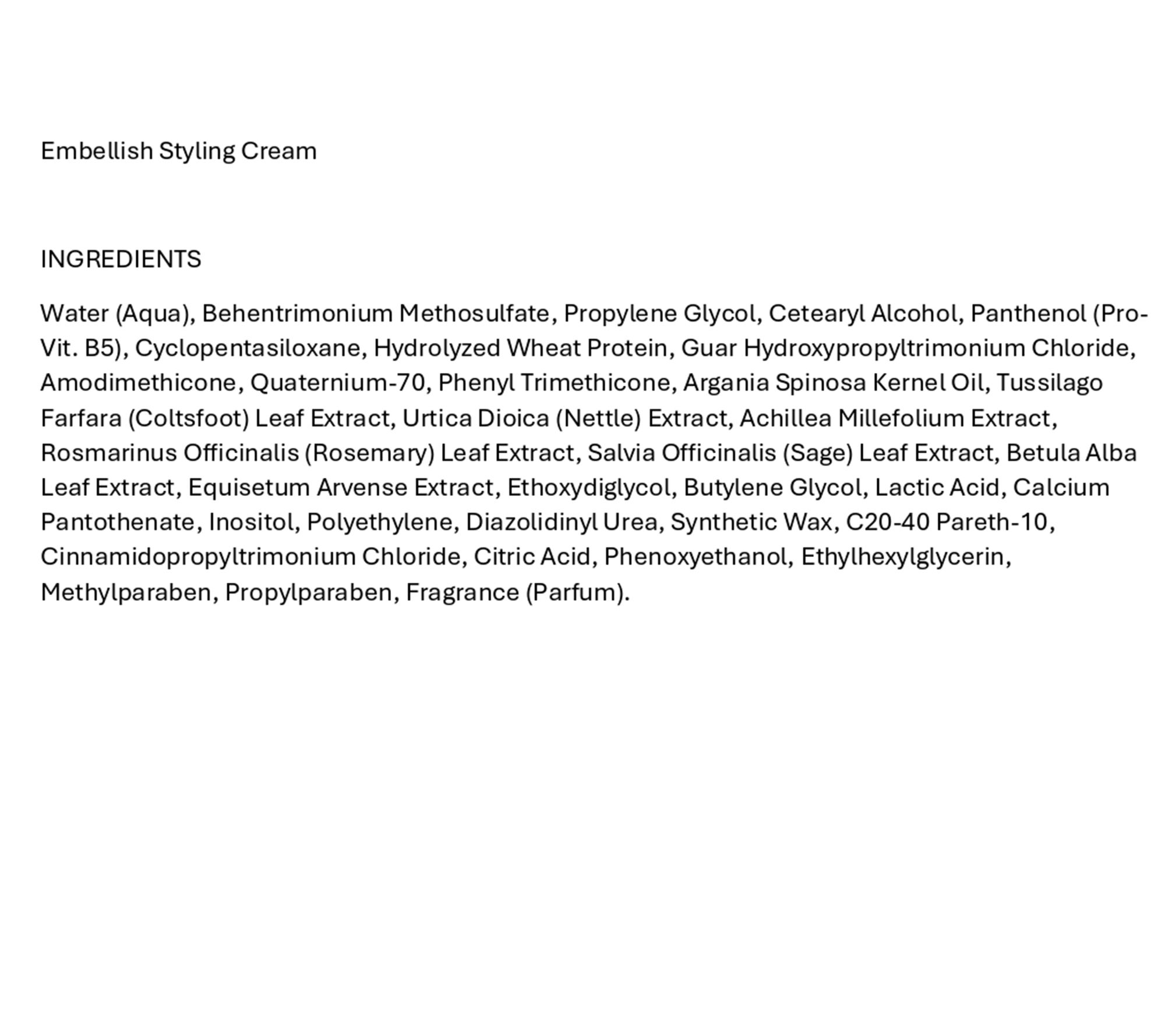 Calista Embellish Styling Cream 4 oz - QVC.com