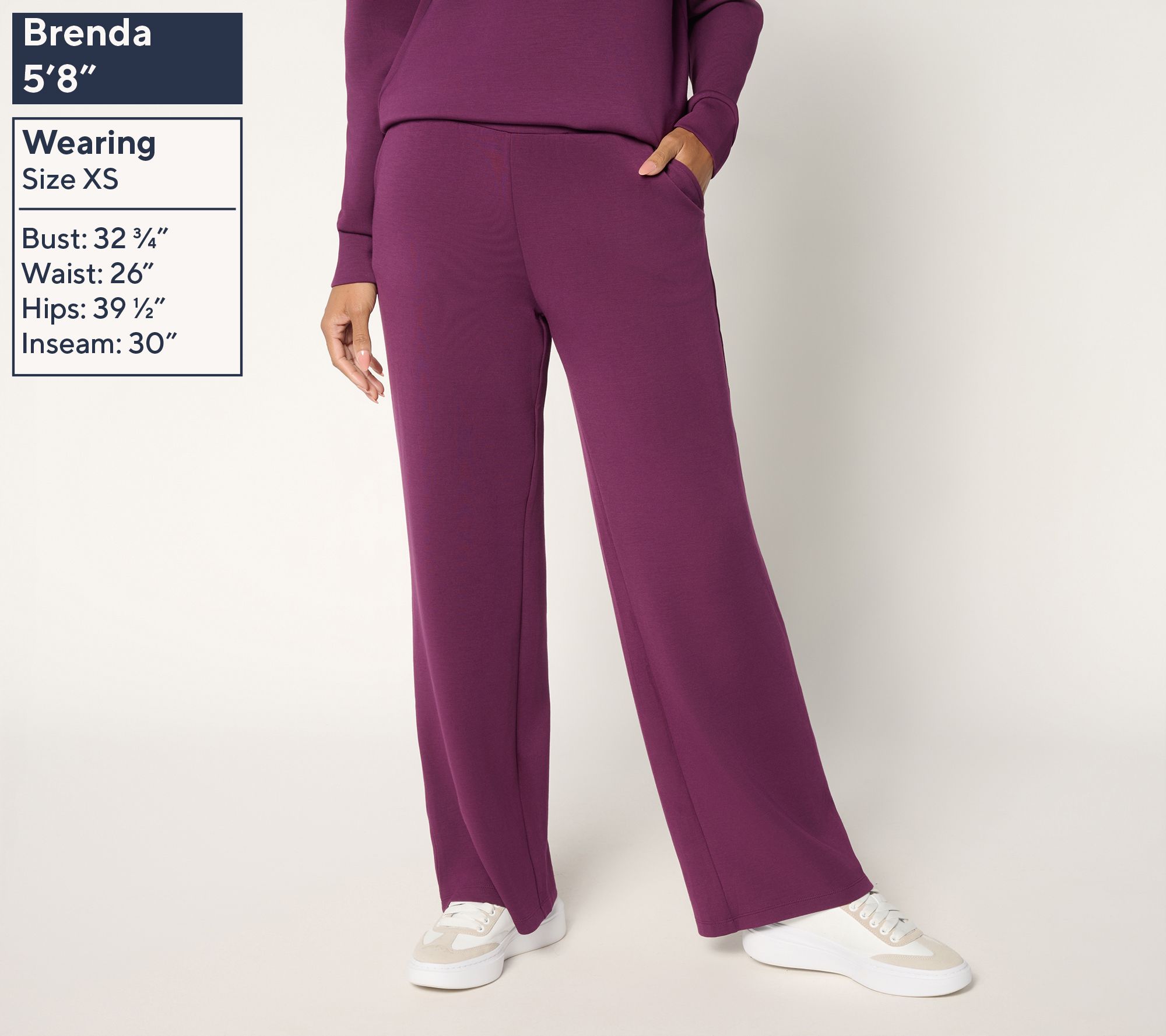 Belle by Kim Gravel Petite ScubaLuxe Le Chic Pant - QVC.com