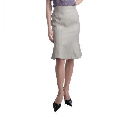 Pamela Dennis PCG Skirt with Seam Detail - QVC.com
