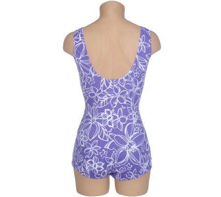 "As Is" It Figures Tummy Thinner Tropical Sheath - QVC.com