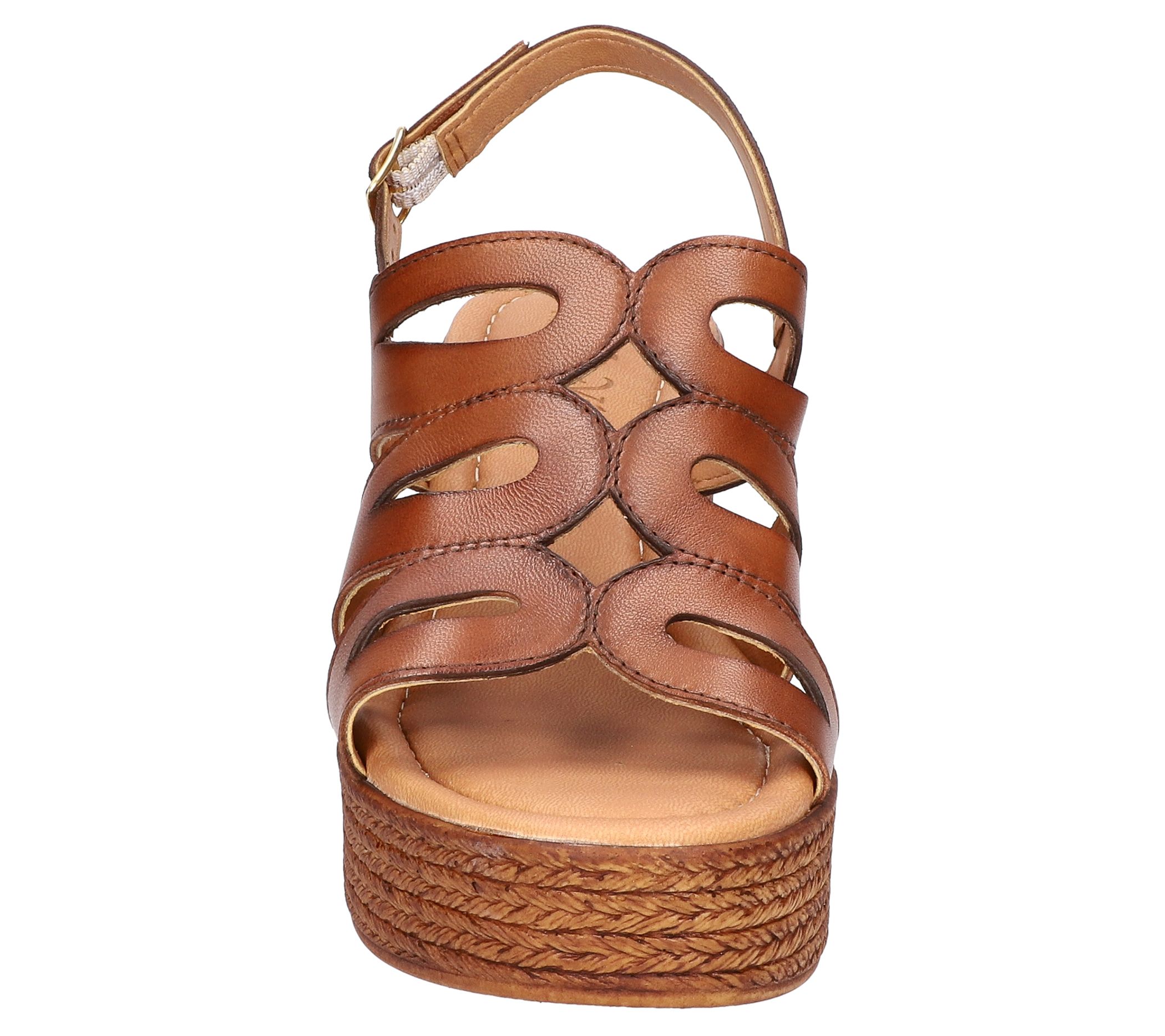 Bella Vita Platform Sandals-Pri-Italy - QVC.com