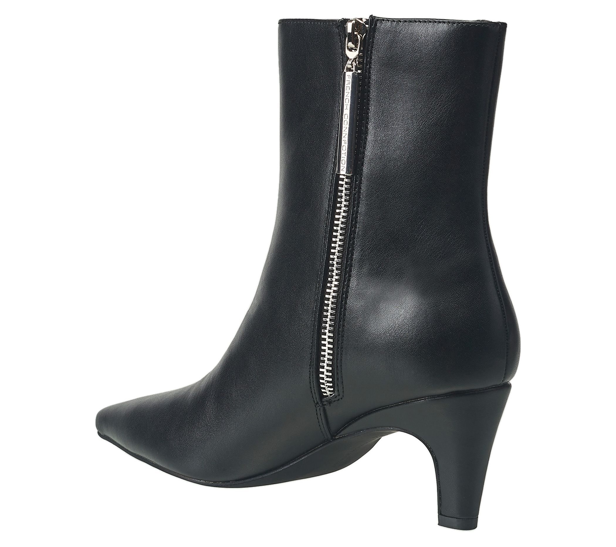 French Connection Women's Alex Kitten Heel Bootie - QVC.com