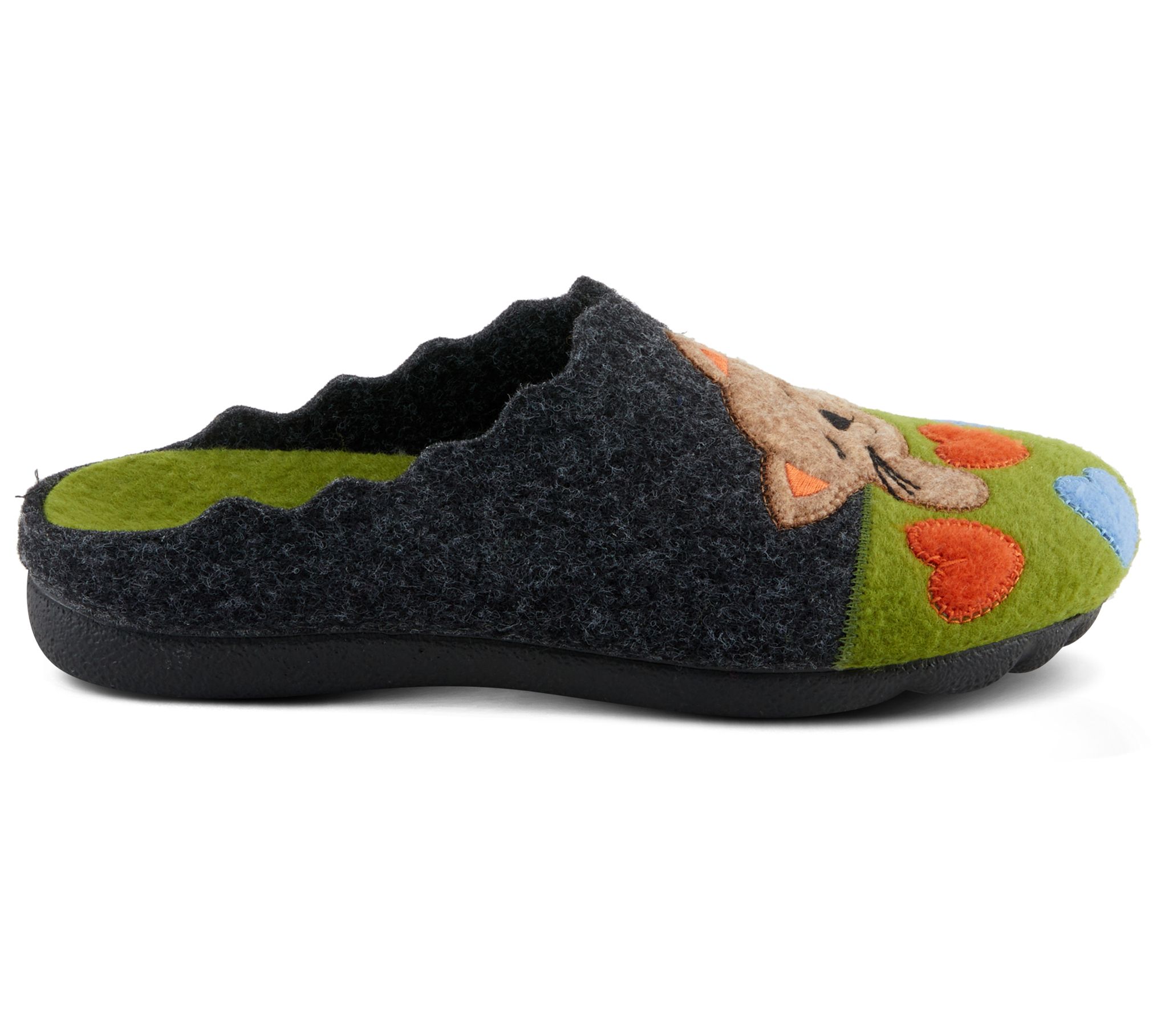 Flexus by Spring Step Wool Slippers - Cuttlecat - QVC.com