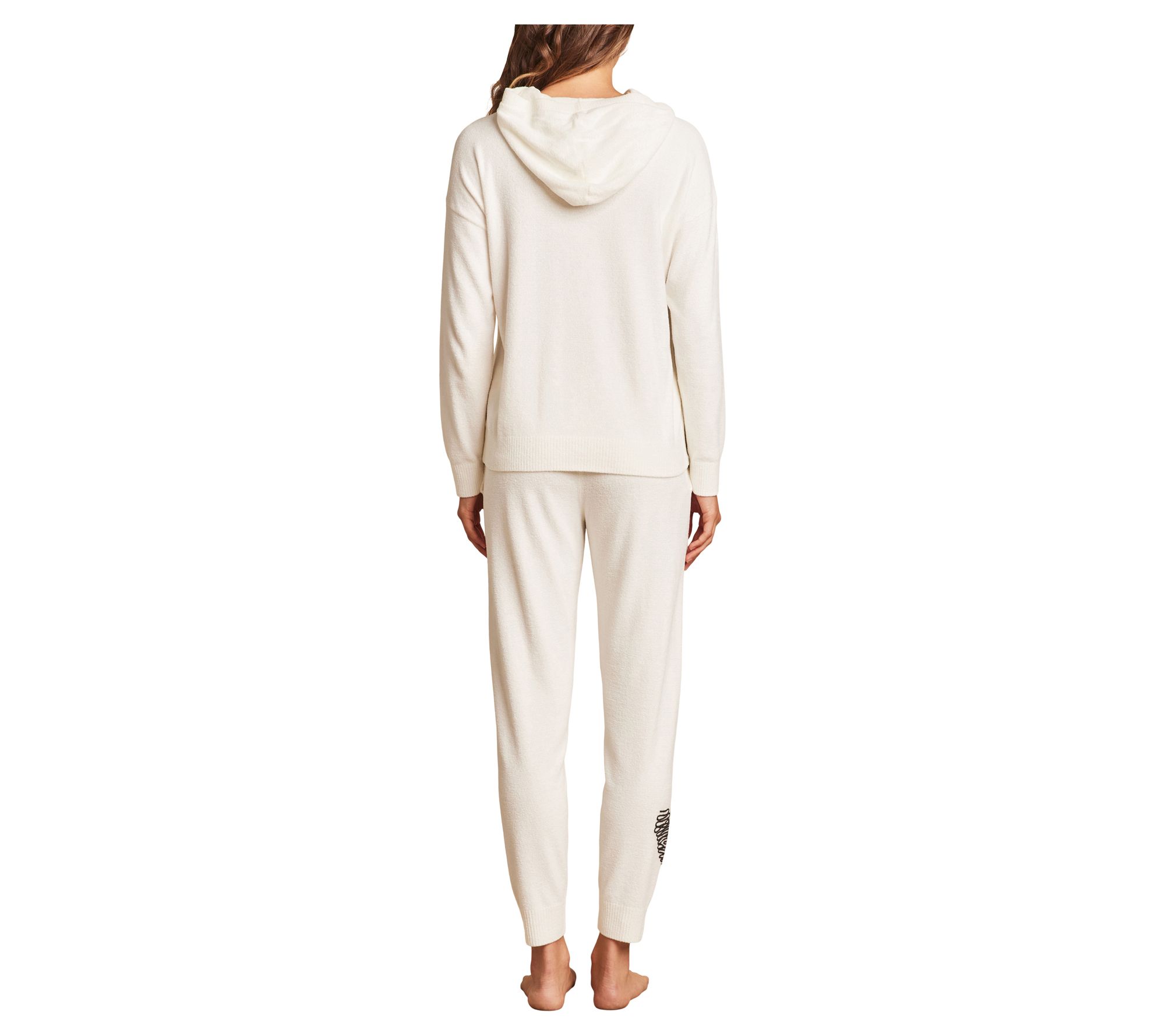 Barefoot Dreams CozyChic Ultra Lite EmbroideredHeart Hoodie - QVC.com