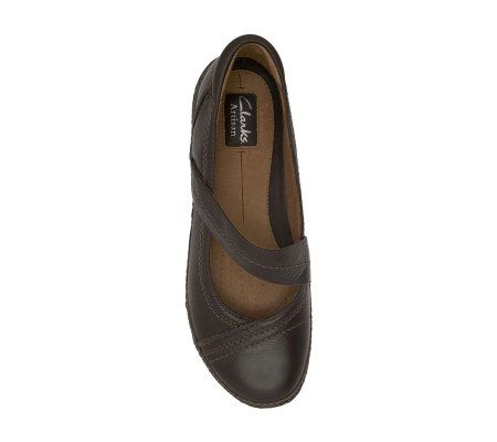 Clarks Artisan Collection "Dynamic View" Leather Mary Jane - QVC.com