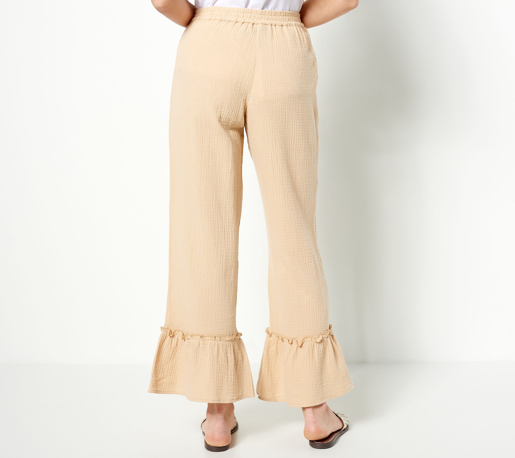 "As Is" Attitudes by Renee Petite Riviera Sand Pant - QVC.com