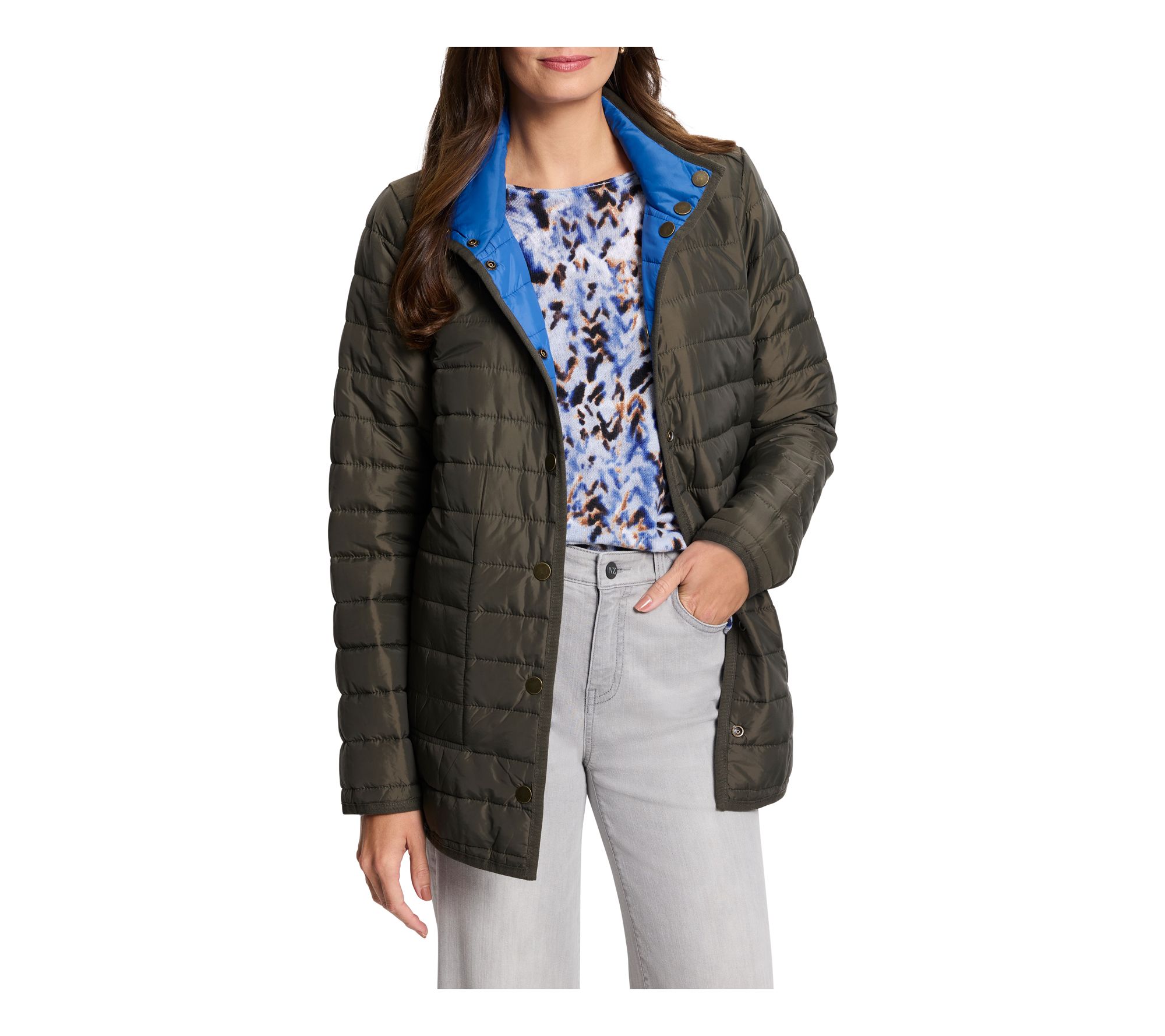 NIC+ZOE Allovette Reversible Puffer Jacket - QVC.com