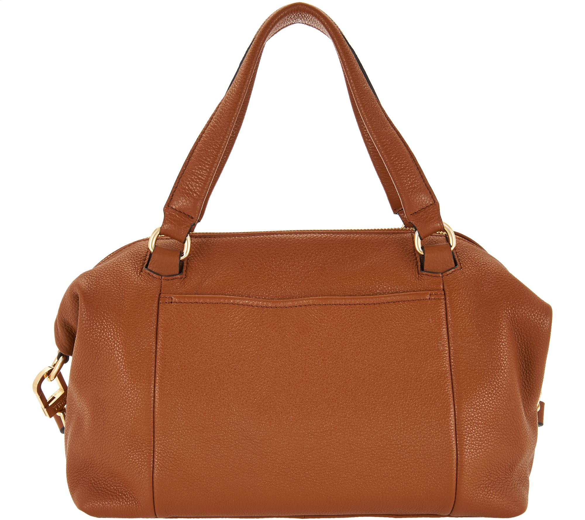 Aimee Kestenberg Pebble Leather Convertible Satchel- Balboa - QVC.com