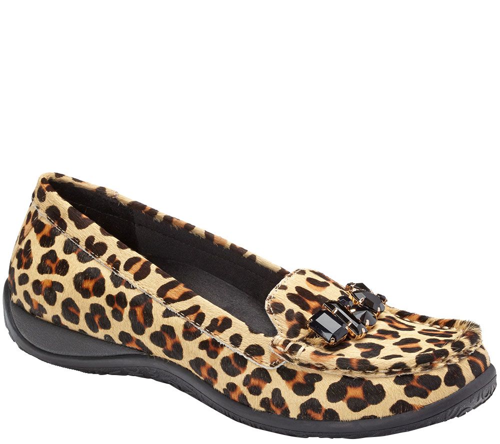 "As Is" Vionic W/Orthaheel Orthotic Leather Loafers - Pacific - QVC.com