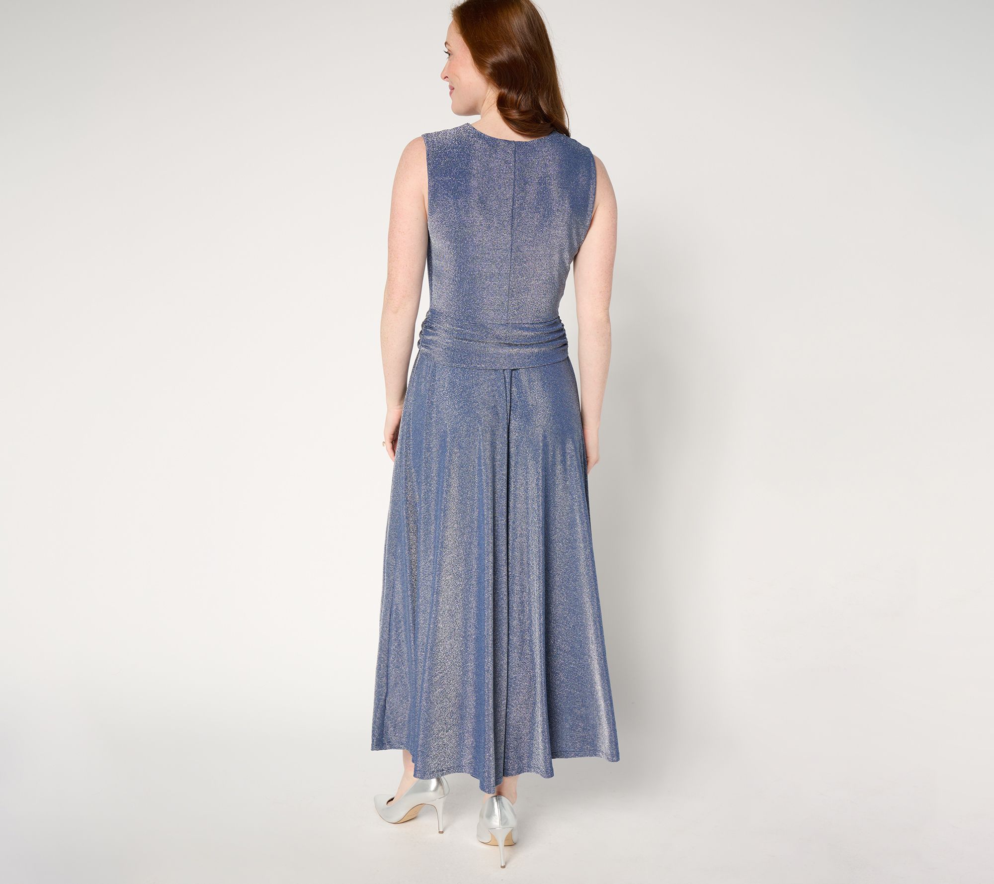 Destination 365 Sleeveless Knit Twist Front Maxi Dress - QVC.com