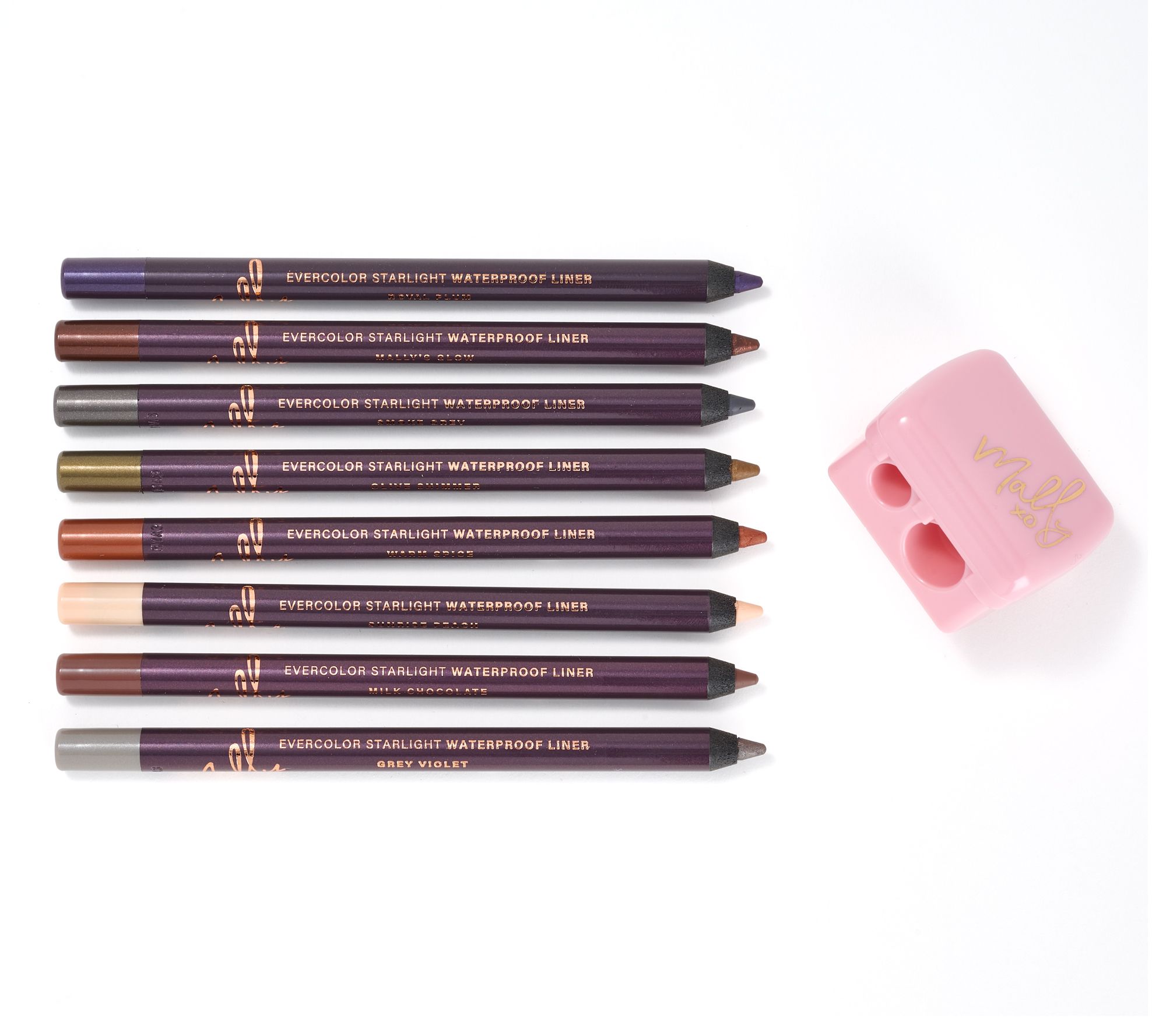 Mally 8PC Starlight Eyeliner Collection with Sharpener - QVC.com