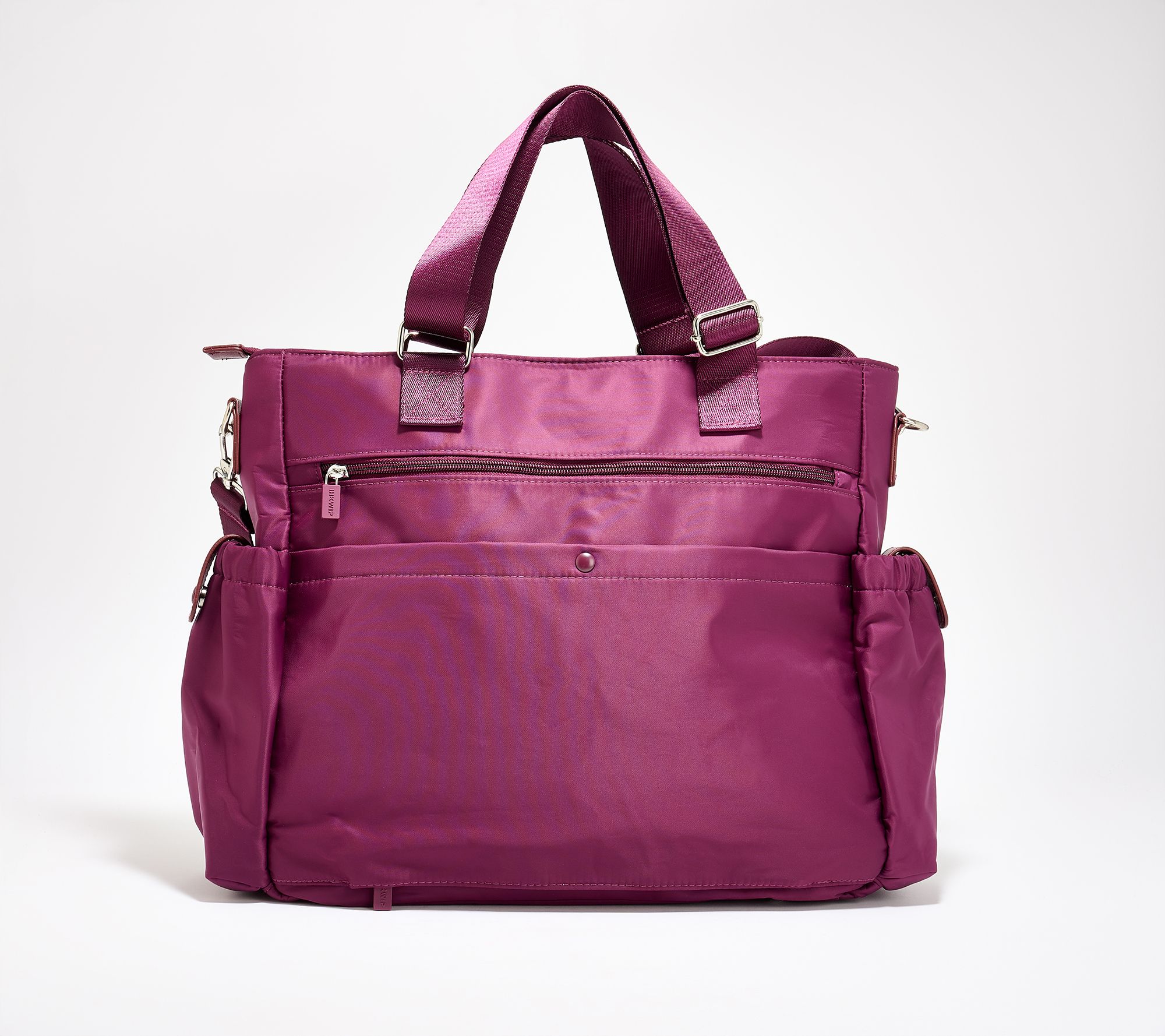 "As Is" IHKWIP The Champion Multi-Pocket Large Tote w/ Crossbody Strap ...