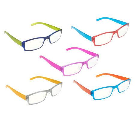 Set of 5 Featherweight Readers by Hummingbird 3.0 Strength - QVC.com