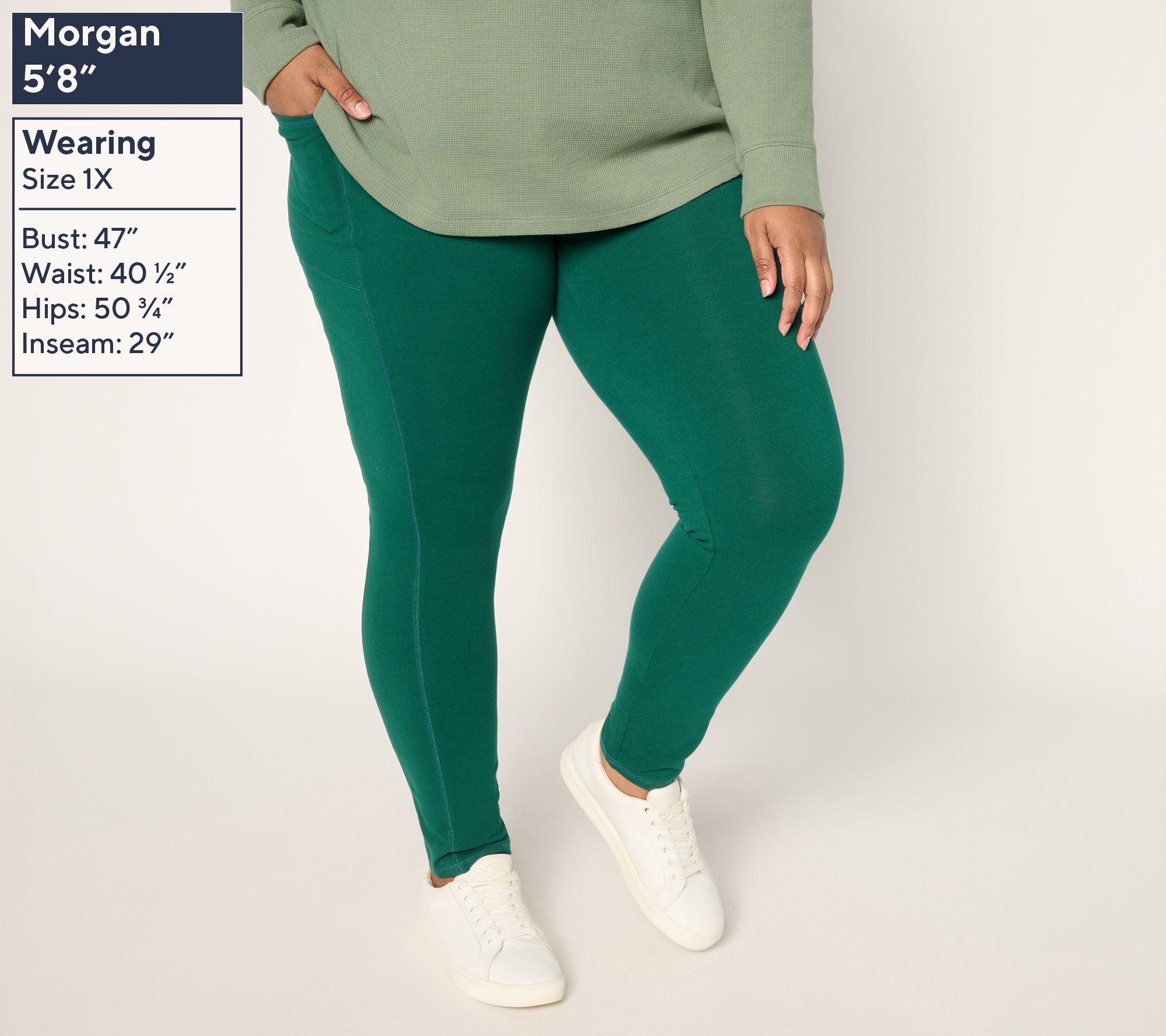Denim & Co. Active Duo Stretch Slim Leg Pants - QVC.com