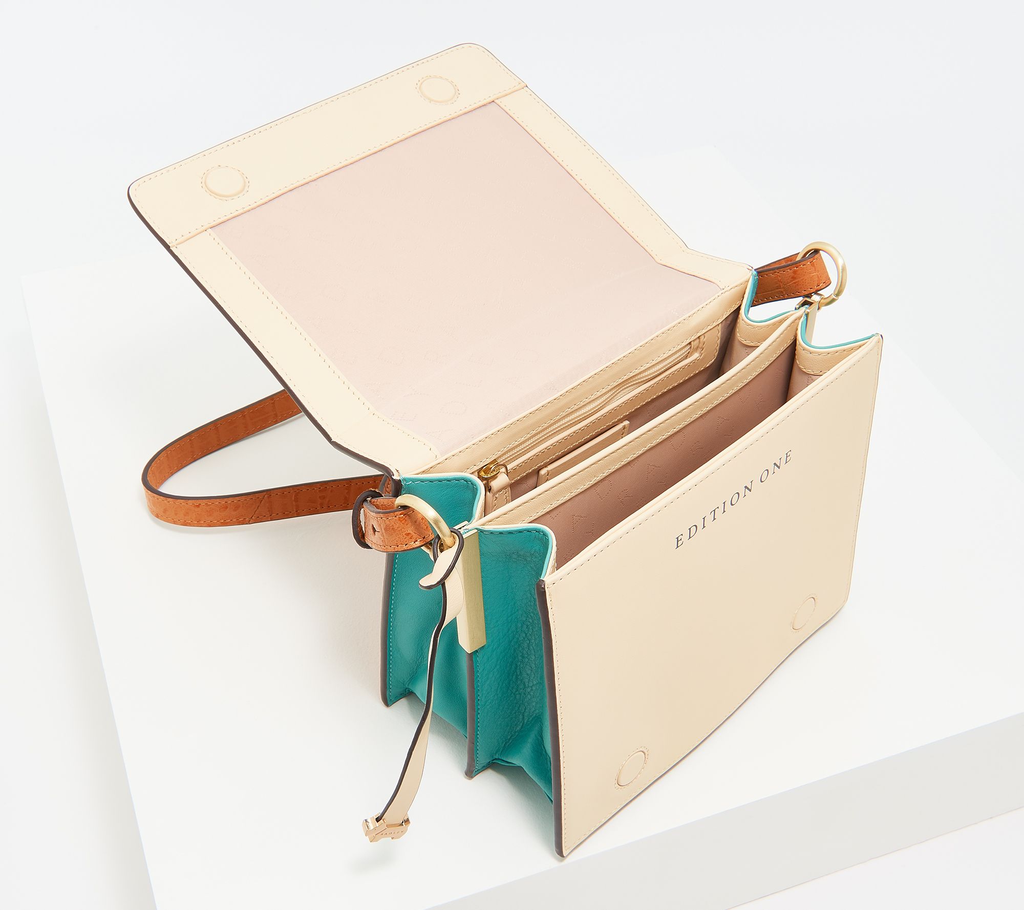 "As Is" RADLEY London Book Street Small Leather Flap- Over Multiway ...