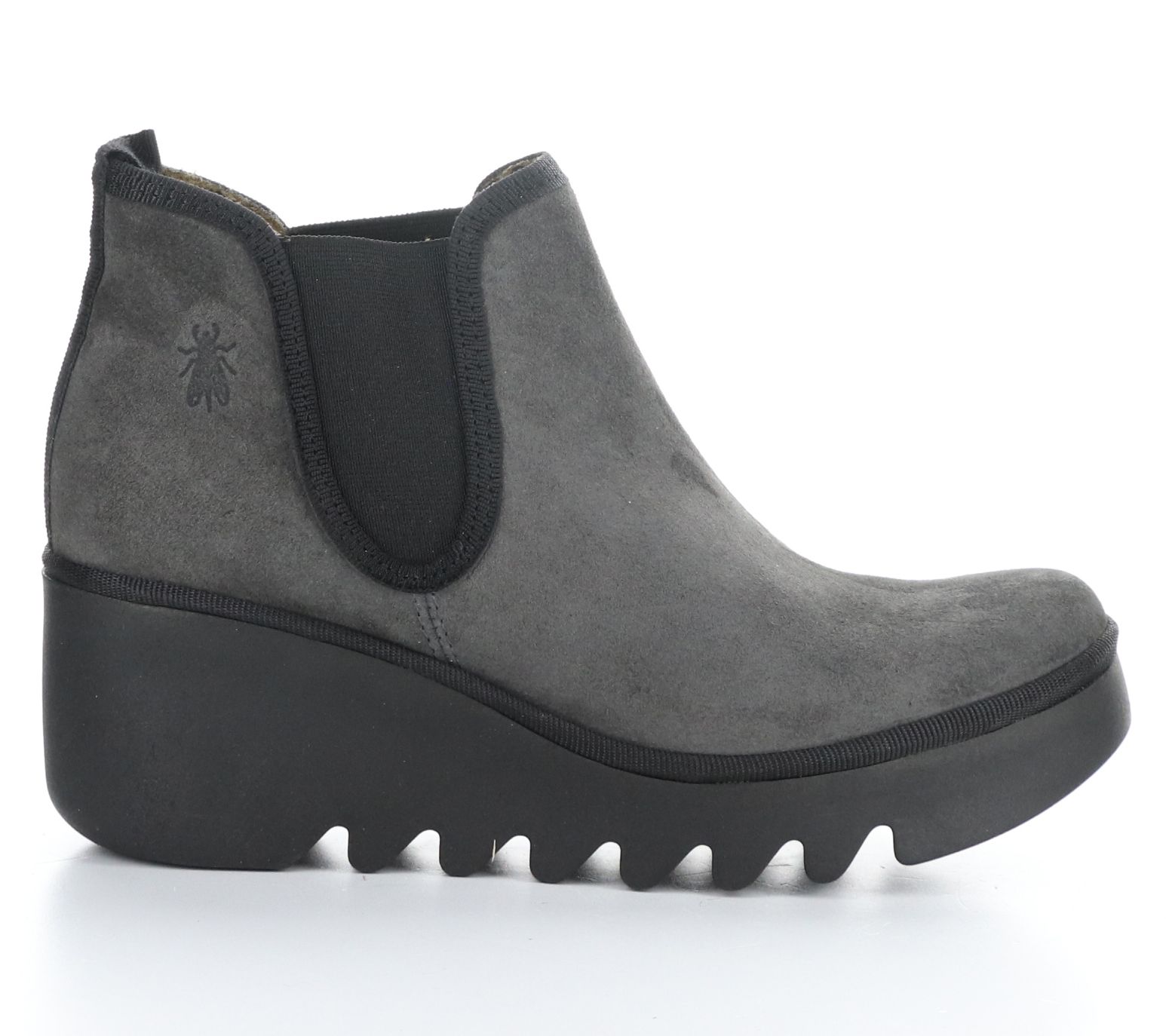 Fly London Suede Wedge Boots - Byne - QVC.com