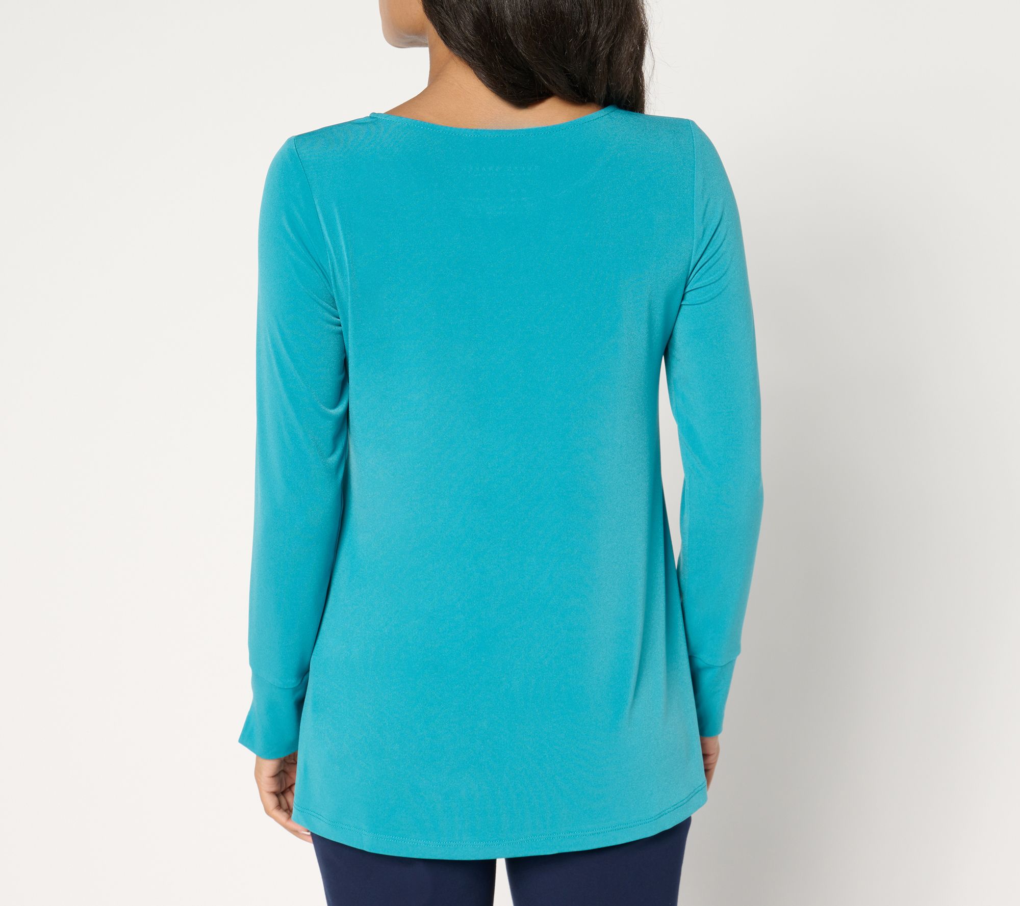 Susan Graver Modern Essentials Liquid Knit Tunic - QVC.com
