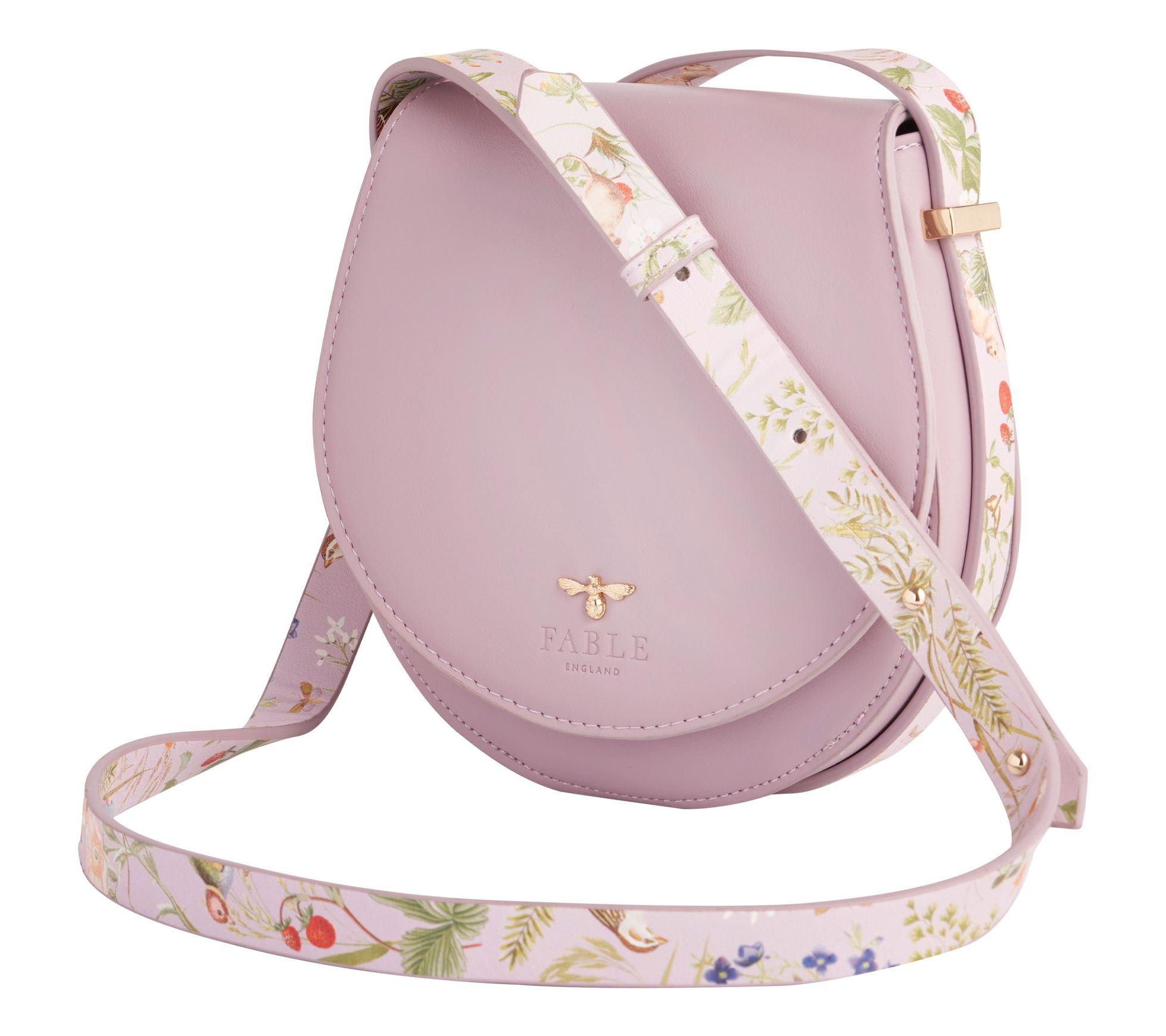 Fable England Meadow Creatures Saddle Crossbody - QVC.com