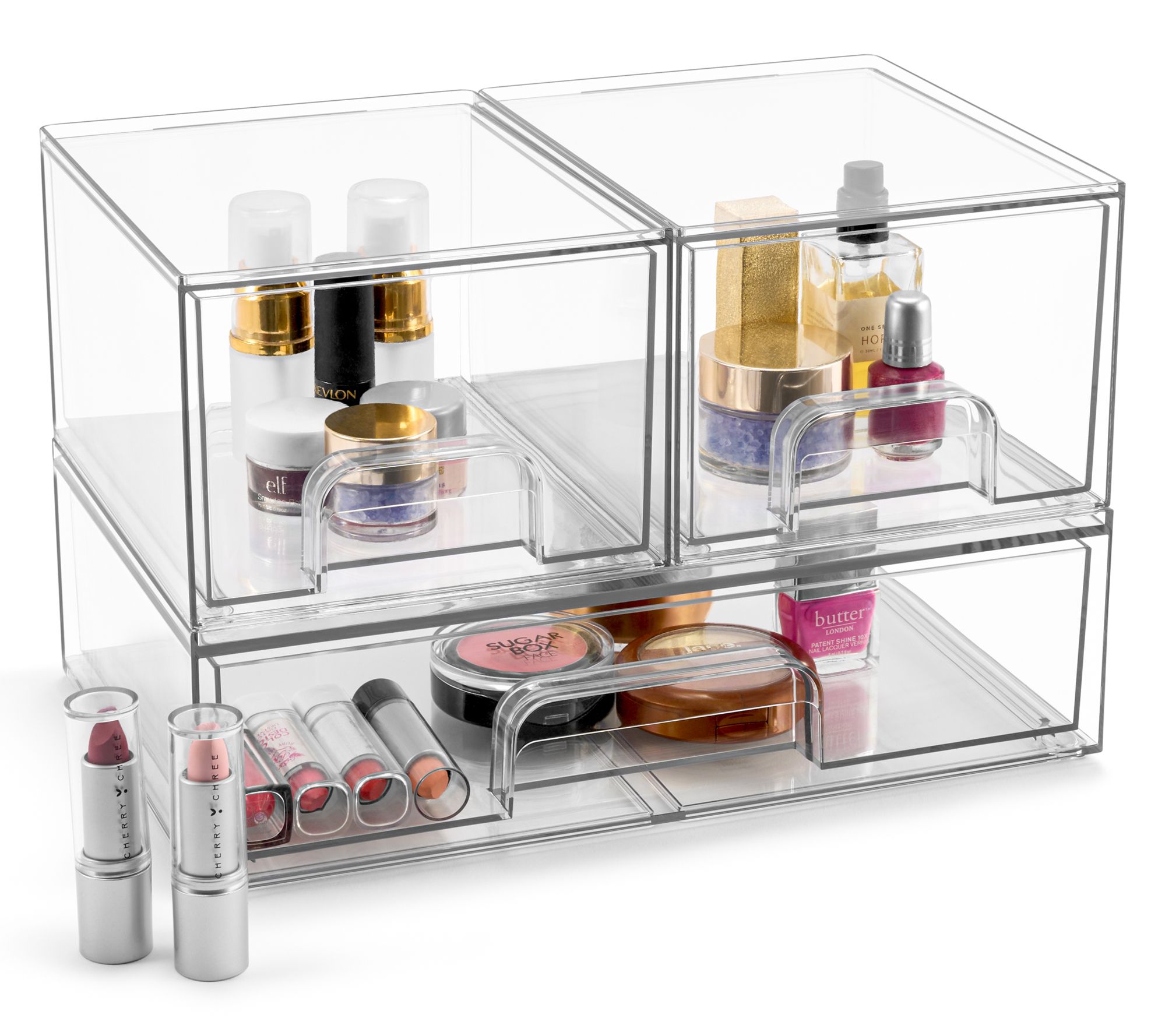 Sorbus Storage Containers with Drawers, 3 Pac k, Small & Wide - QVC.com