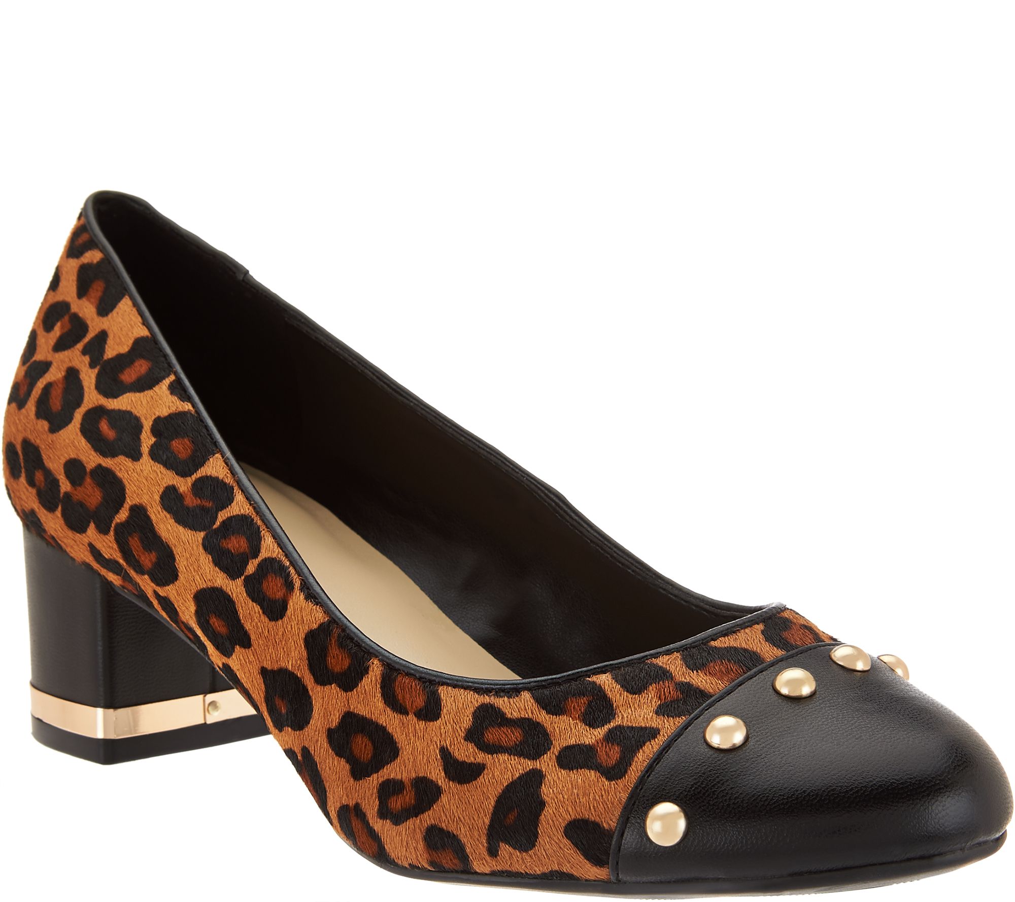 Isaac Mizrahi Live! Pumps with Stud Details - QVC.com