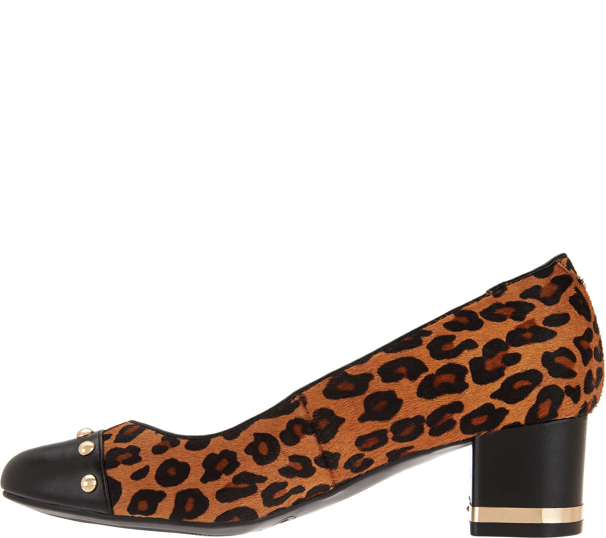 Isaac Mizrahi Live! Pumps with Stud Details - QVC.com