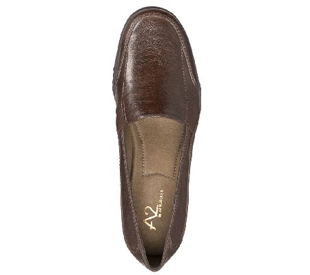 A2 by Aerosoles Torque Heel Rest Wedge Slip-ons - QVC.com