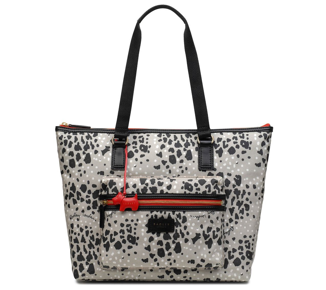 RADLEY London Leopard Oilskin Large Ziptop Tote - QVC.com