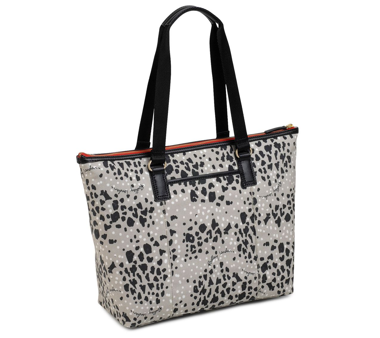 RADLEY London Leopard Oilskin Large Ziptop Tote - QVC.com