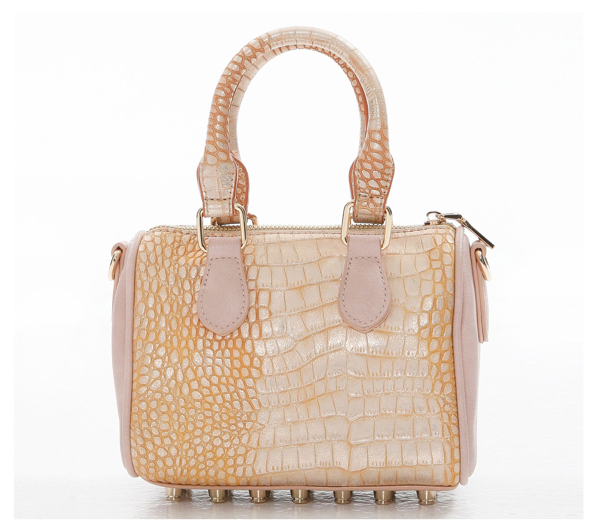 Aratta Pink Renaissance Handbag - QVC.com