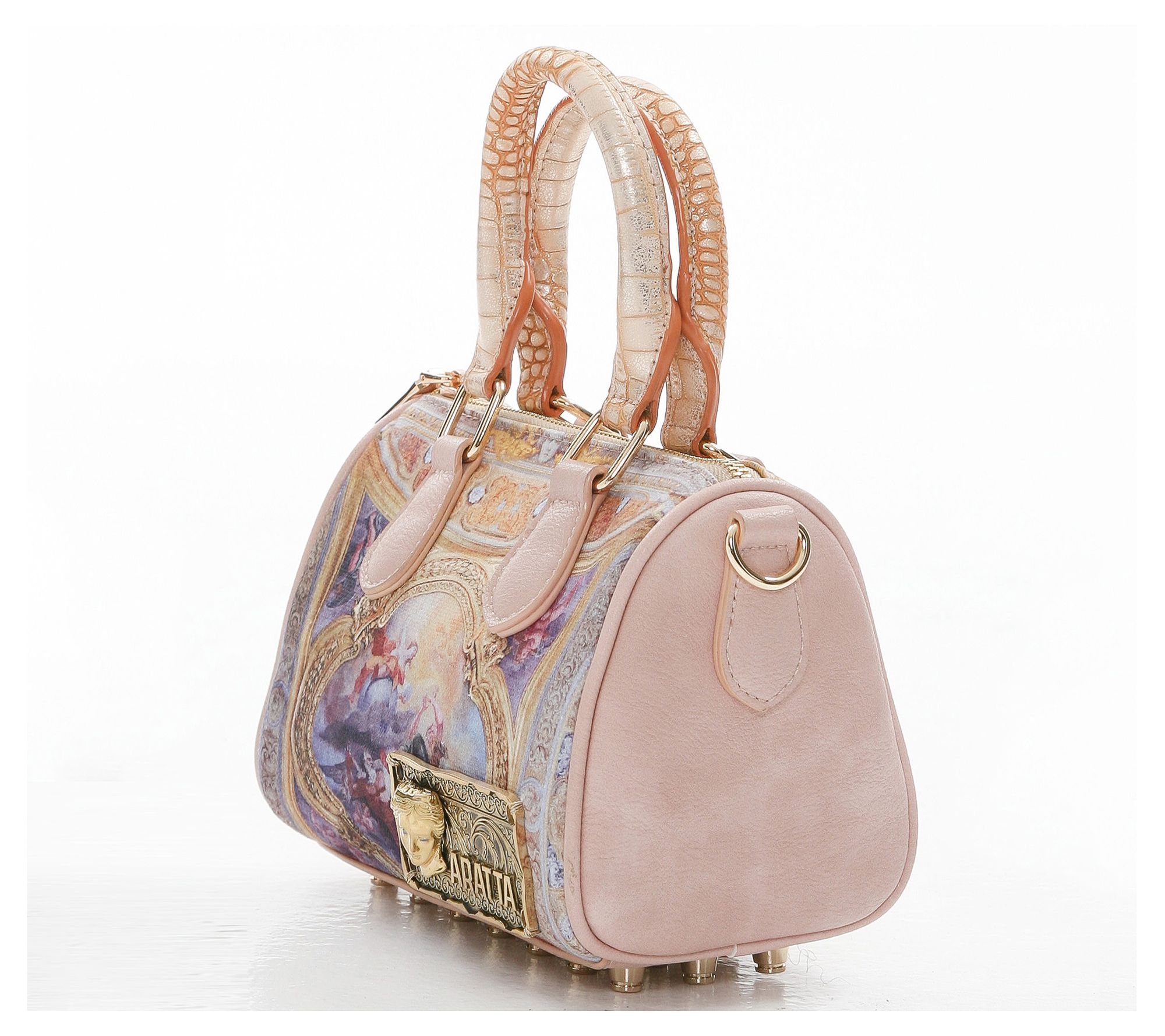 Aratta Pink Renaissance Handbag - QVC.com