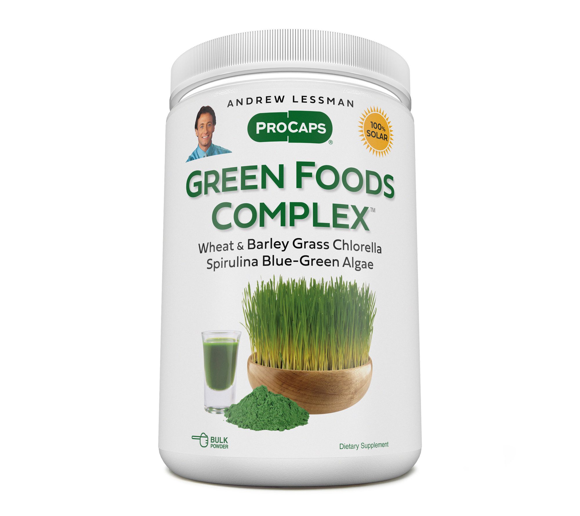 Andrew Lessman Green Foods Complex 600 Powder Servings - QVC.com