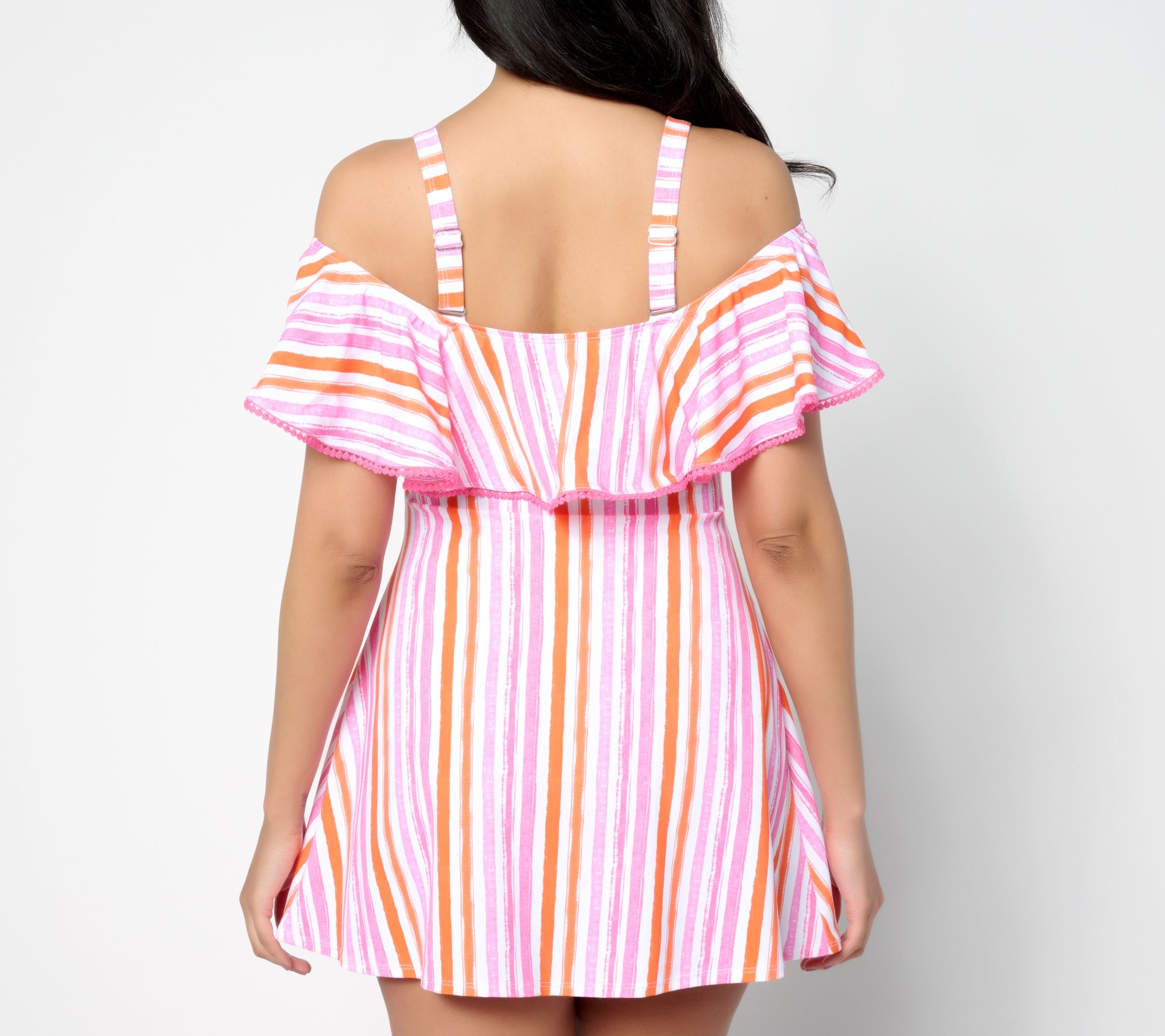 "As Is" Isaac Mizrahi Live! Bridgehampton Swim Dress with Brief - QVC.com