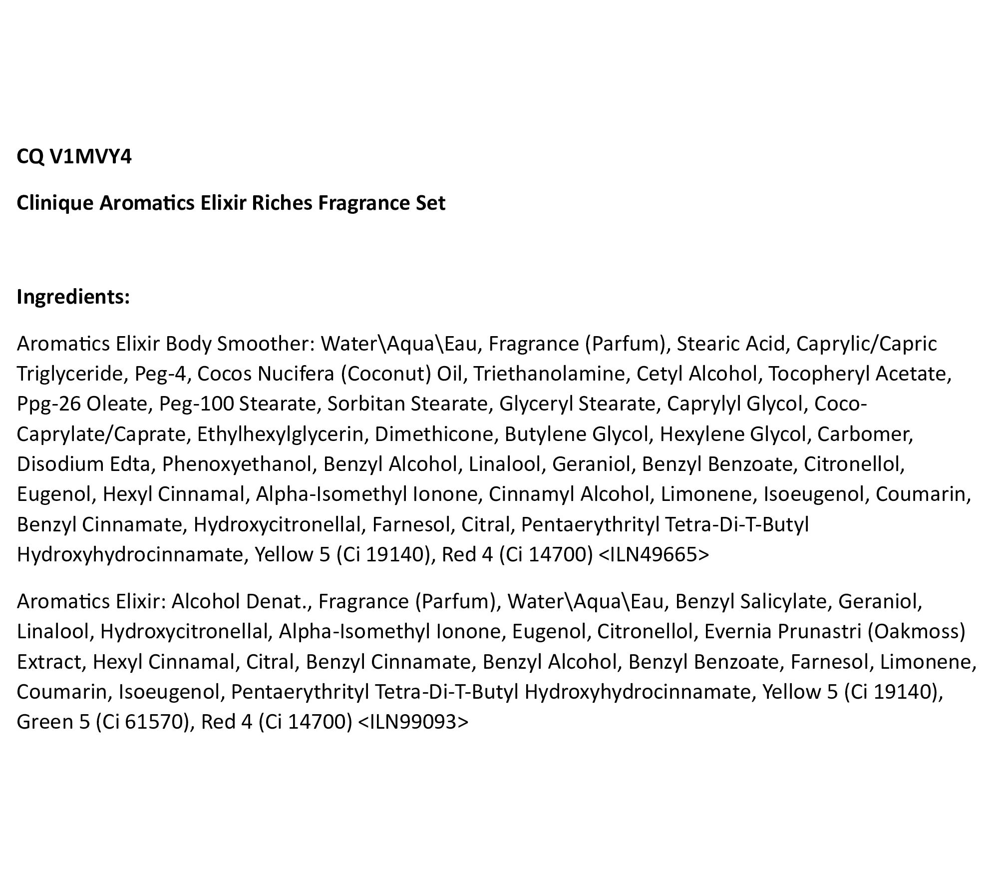 Clinique Aromatics Elixir Riches Fragrance Set - QVC.com