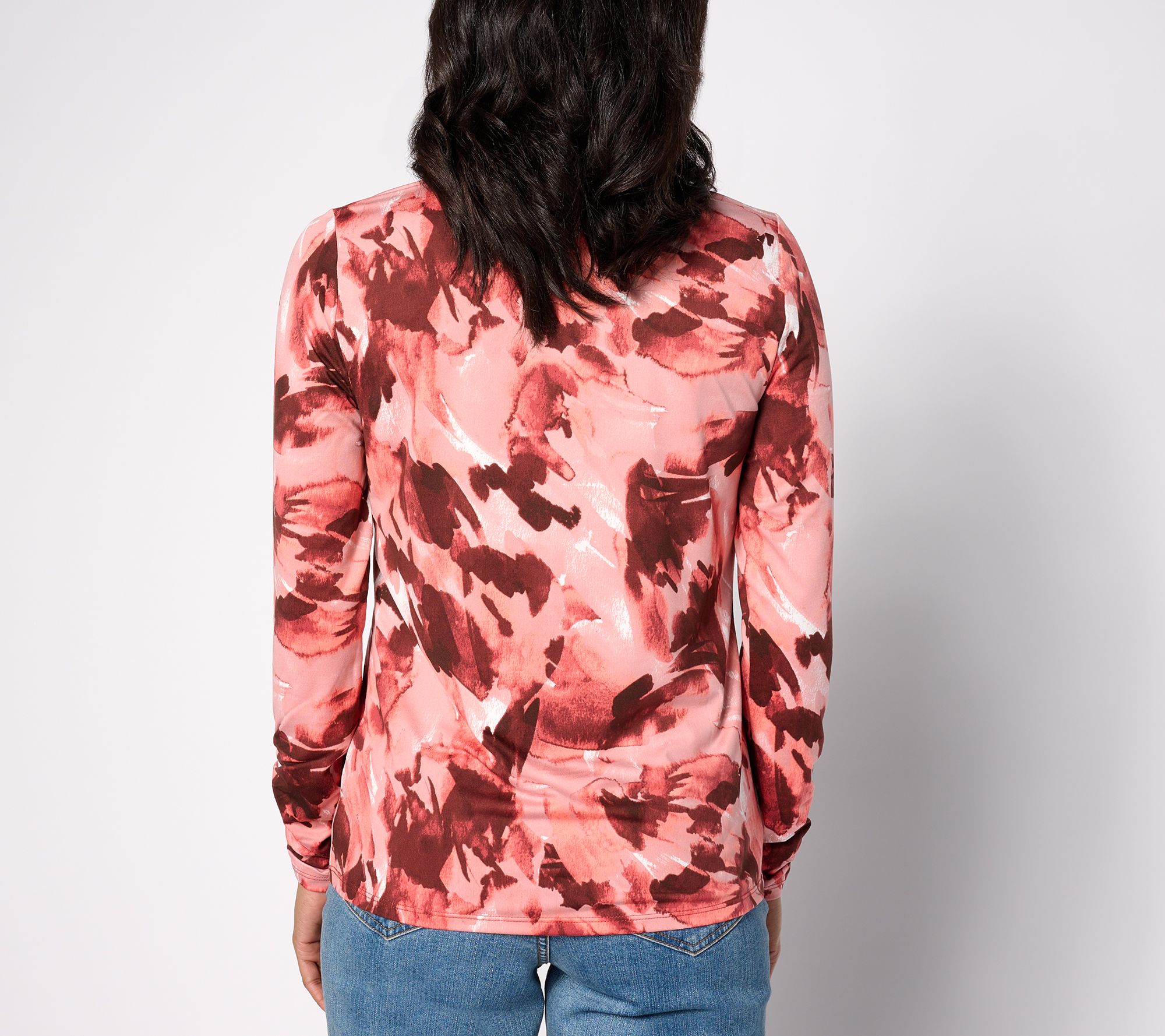 zuda Z-Cool Printed Layering Top - QVC.com