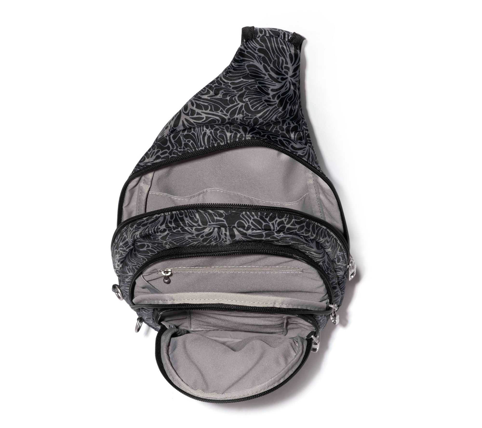 Baggallini Anti-Theft Multi Zip Sling Bag - QVC.com